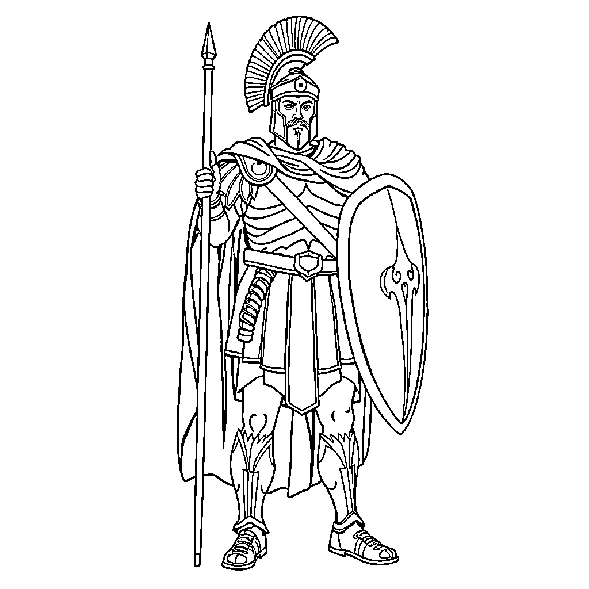 Best Roman Soldier Coloring Pages (Free Printable PDF)
