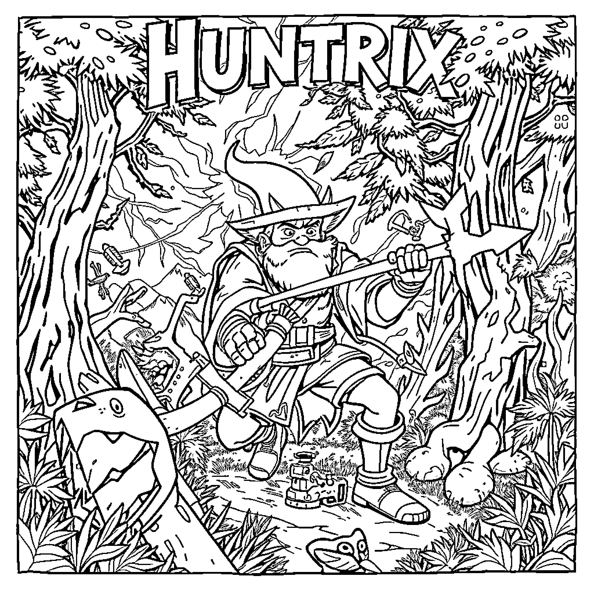 Best Huntrix Coloring Pages (Free Printable PDF)