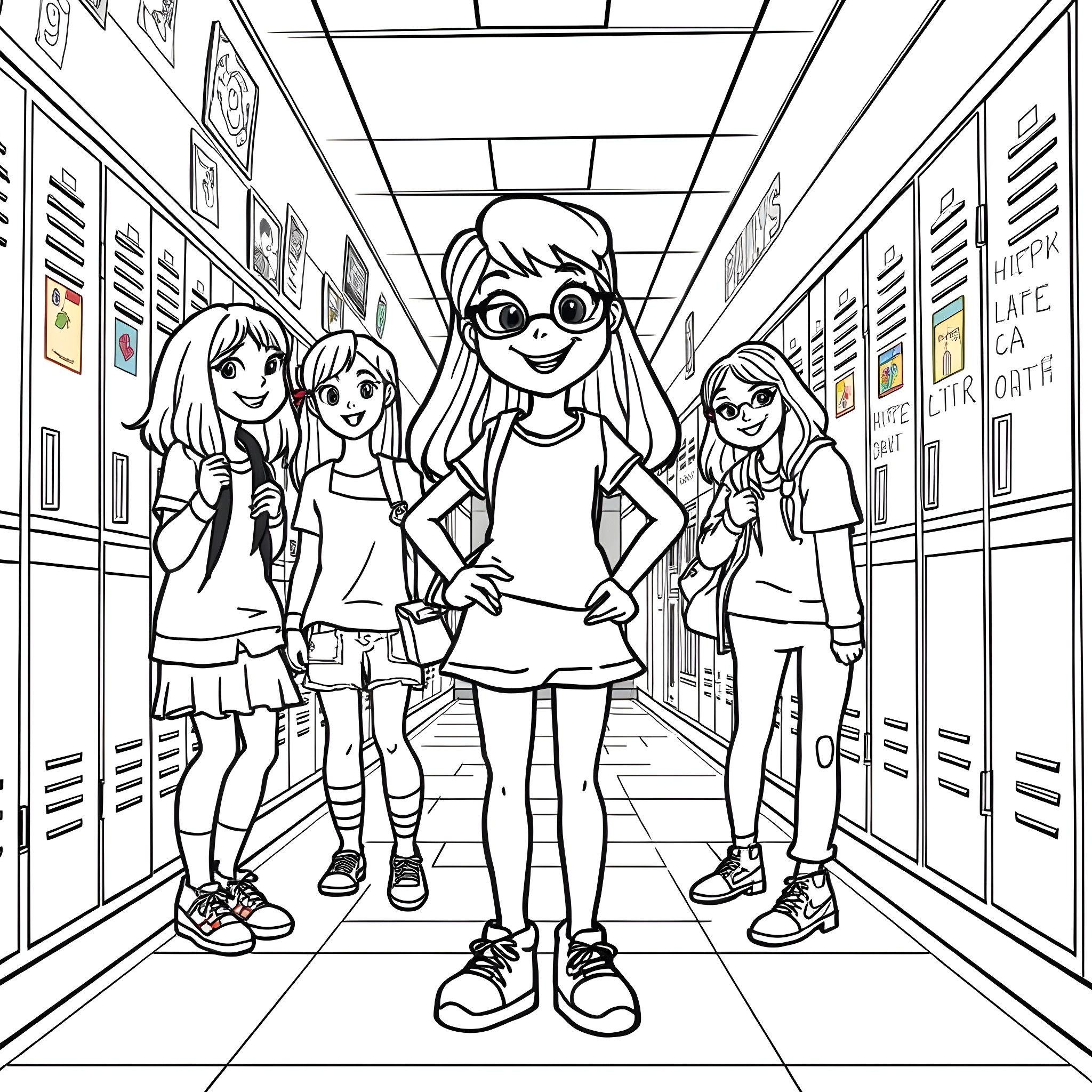 1 Best Lizzie McGuire Coloring Pages (Free Printable PDFs)