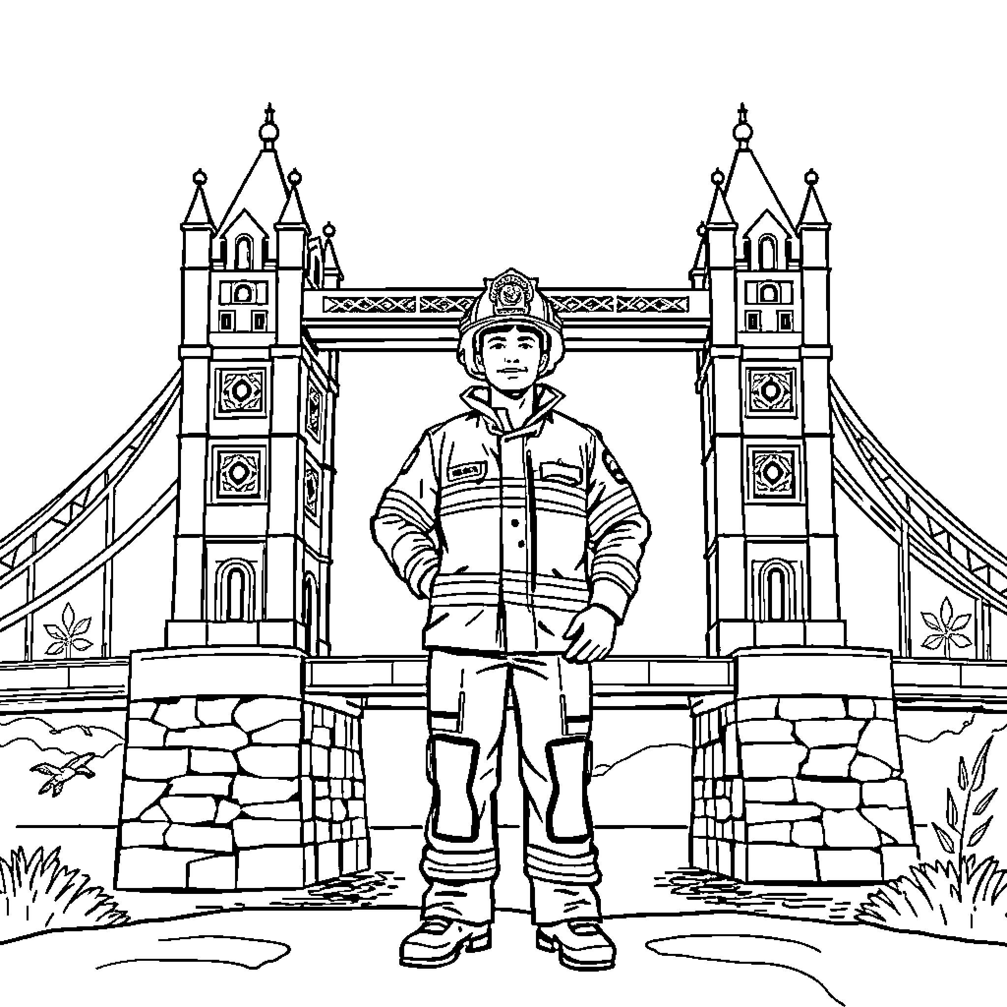Best Bridge Coloring Pages (Free Printable PDF)