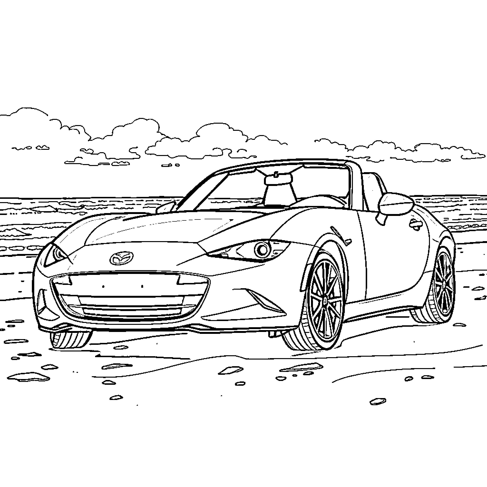 Best Mazda Coloring Pages (Free Printable PDF)