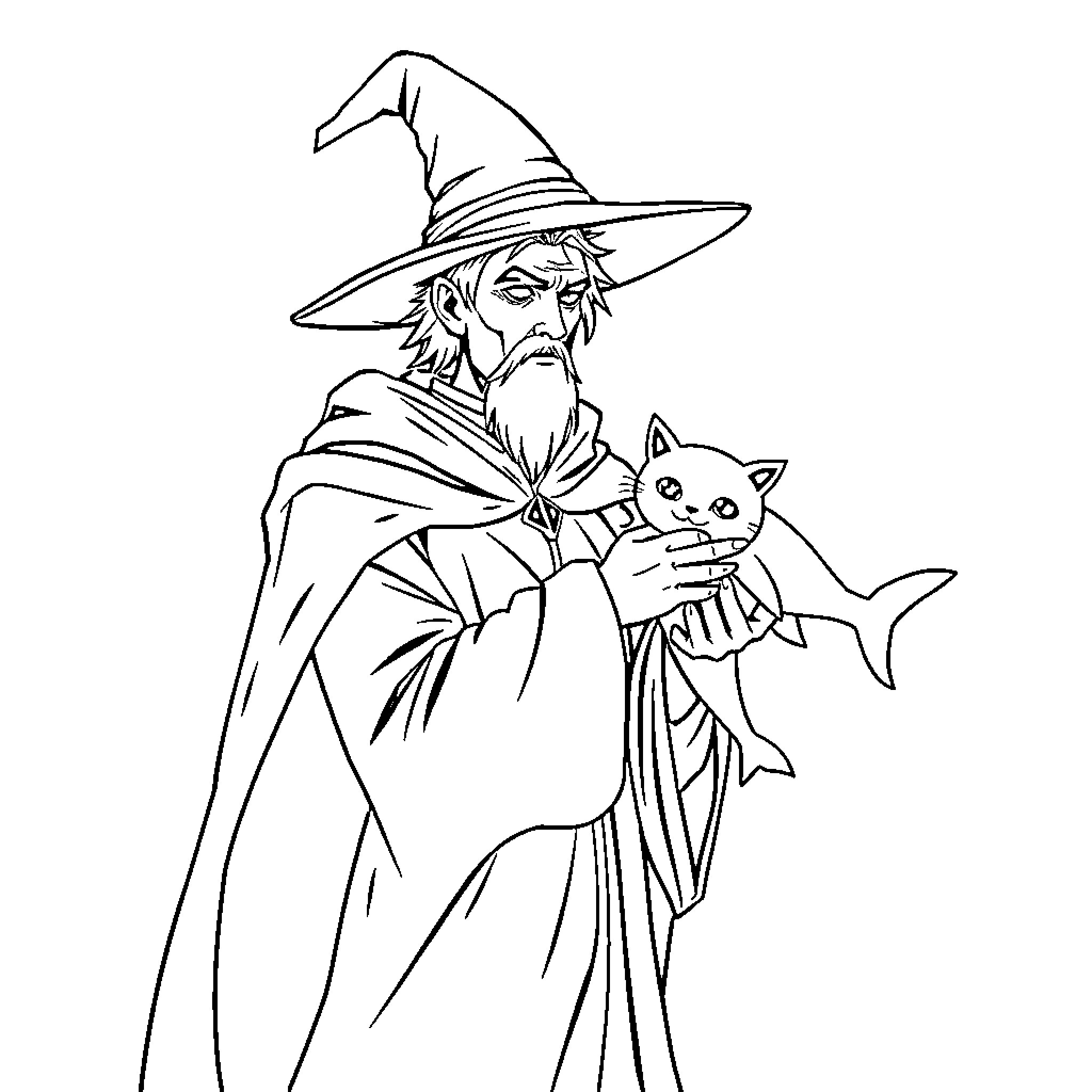 Best Male Witch Coloring Pages (Free Printable PDF)