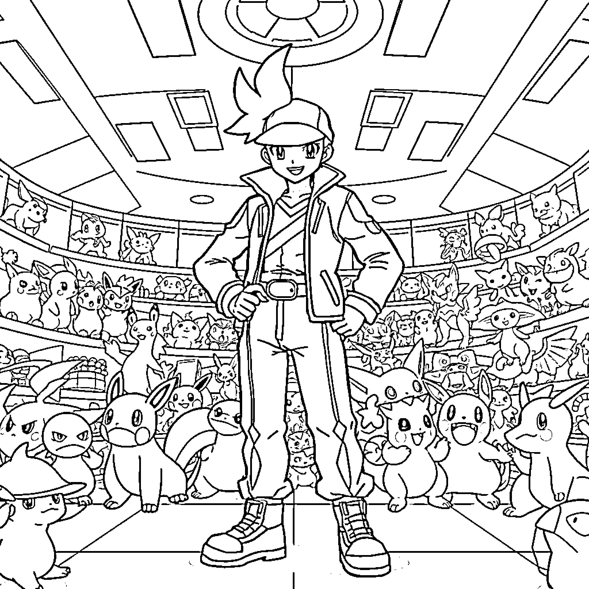 Best Pokemon Gym Leader Coloring Pages (Free Printable PDF)