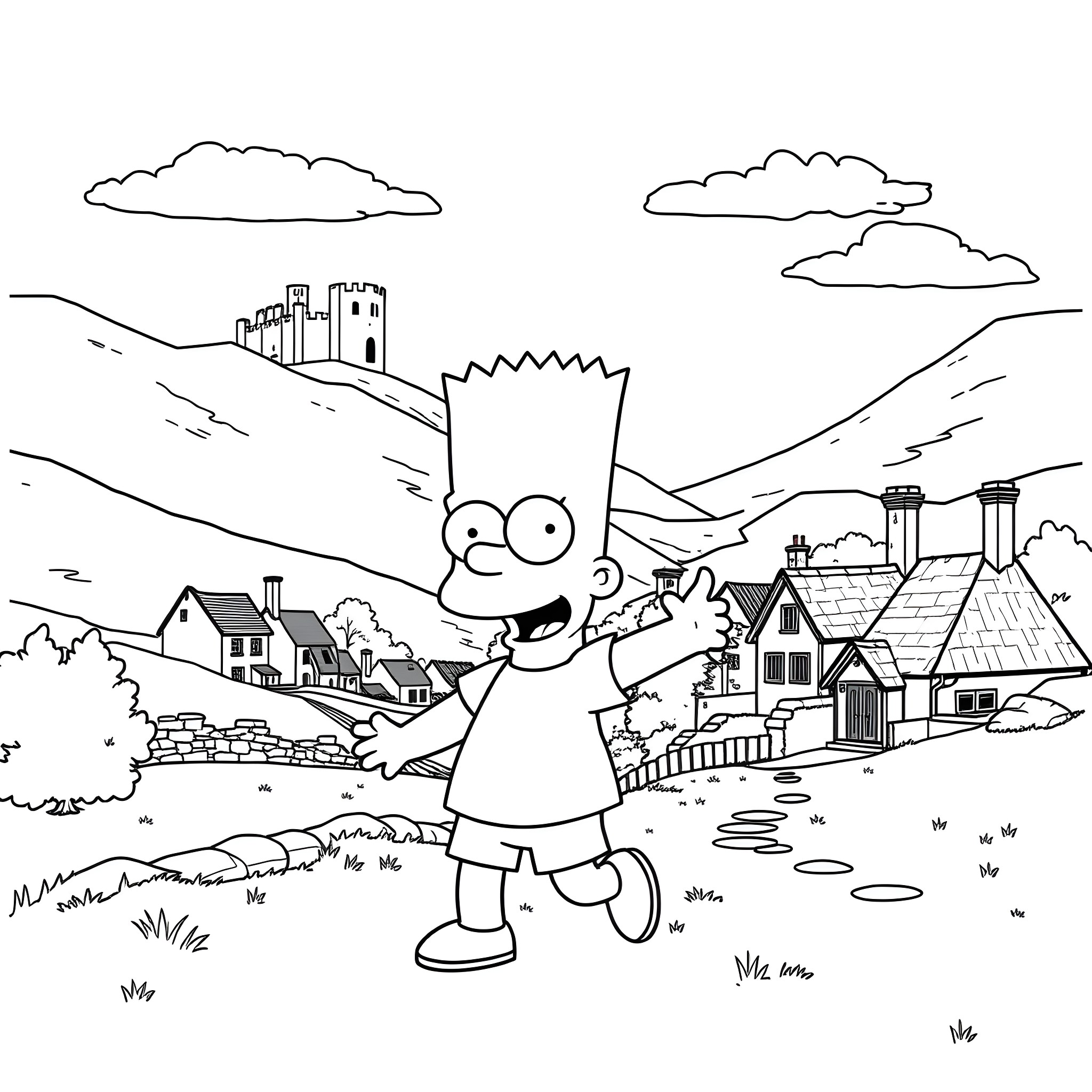 Best Bart Simpson Coloring Pages (Free Printable PDF)