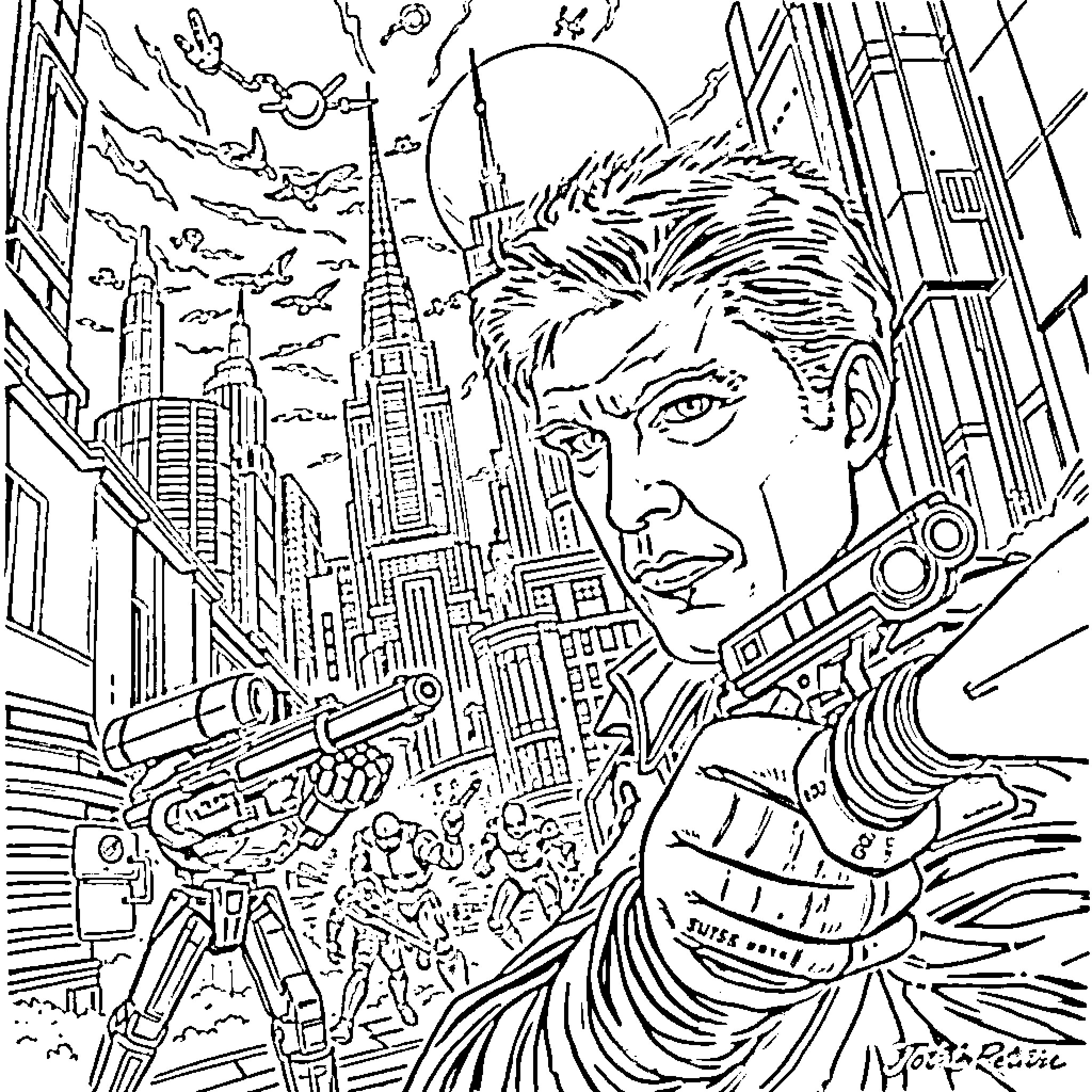 Best John Hammond Coloring Pages (Free Printable PDF)