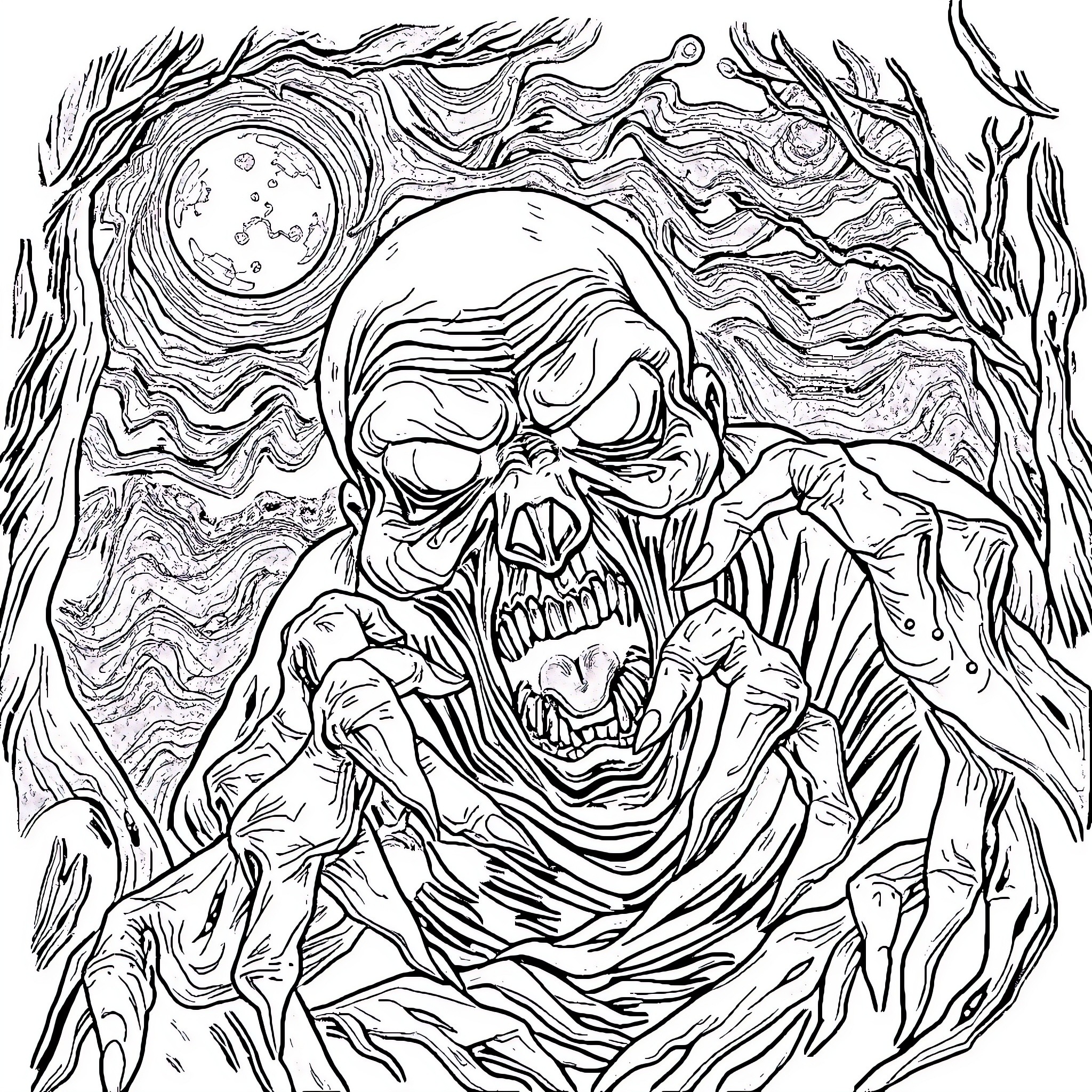 Best Nightmare Coloring Pages (Free Printable PDF)