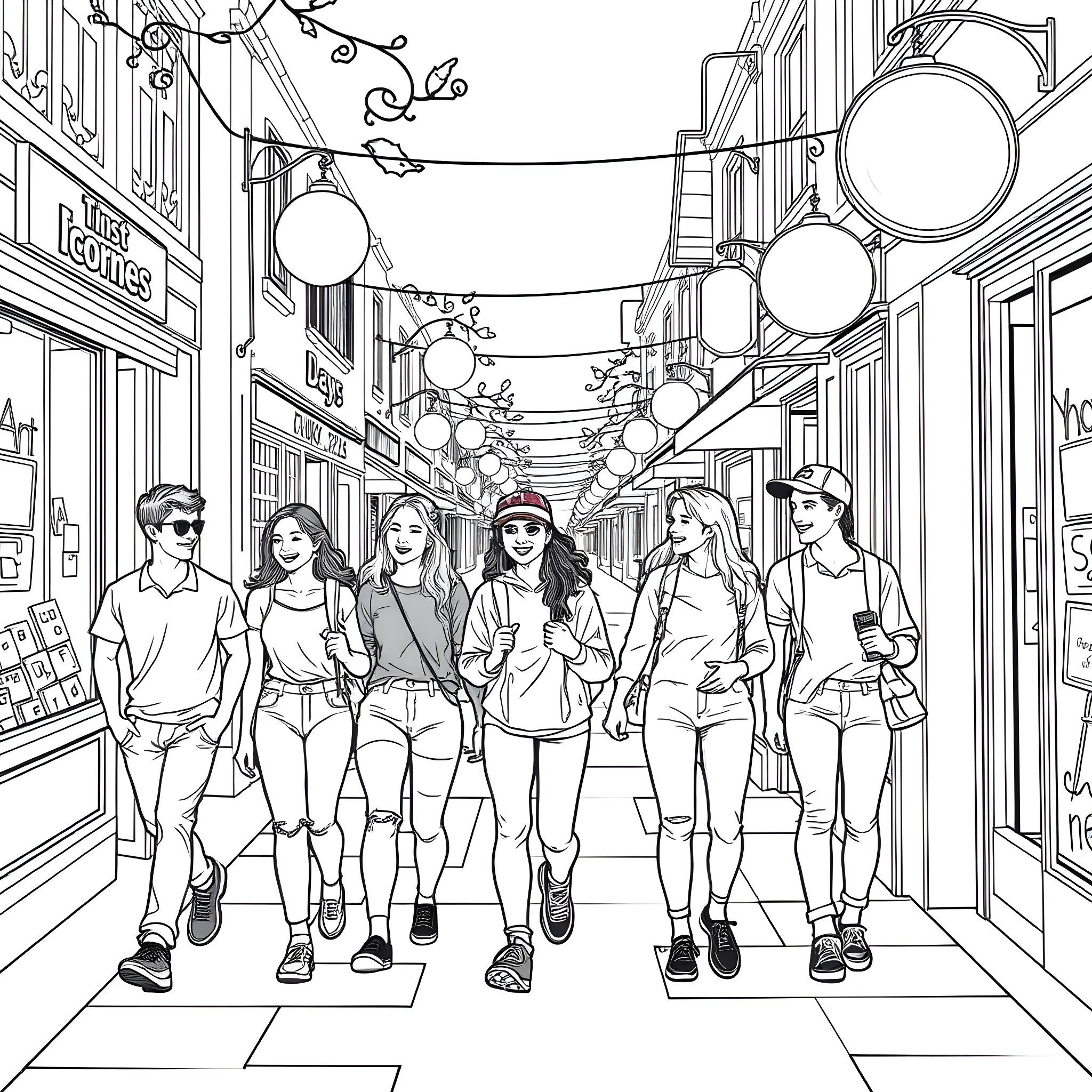 Best Teenager Coloring Pages (Free Printable PDF)