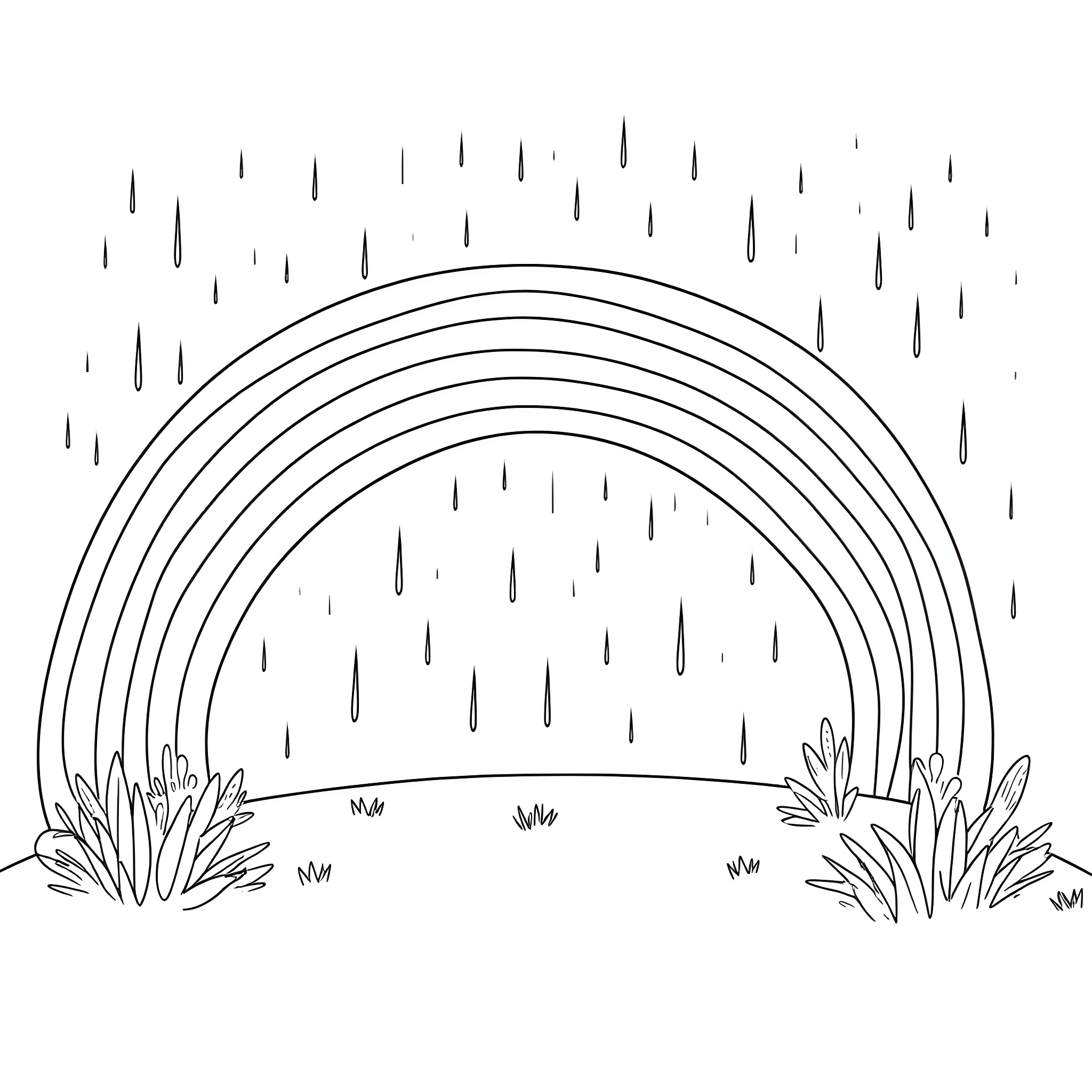 Best Rainbow Coloring Pages (Free Printable PDF)