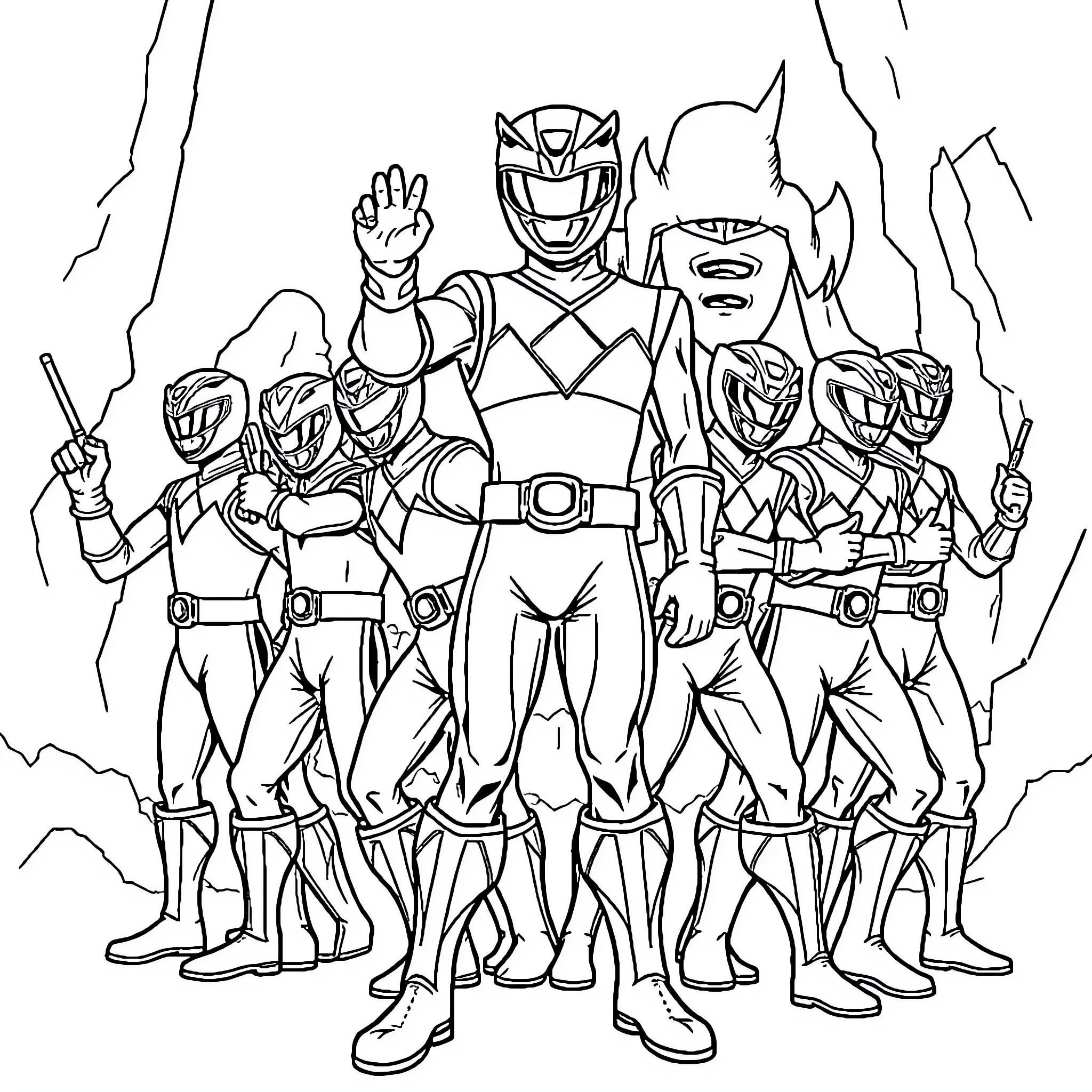 Best Power Ranger Coloring Pages (Free Printable PDF)