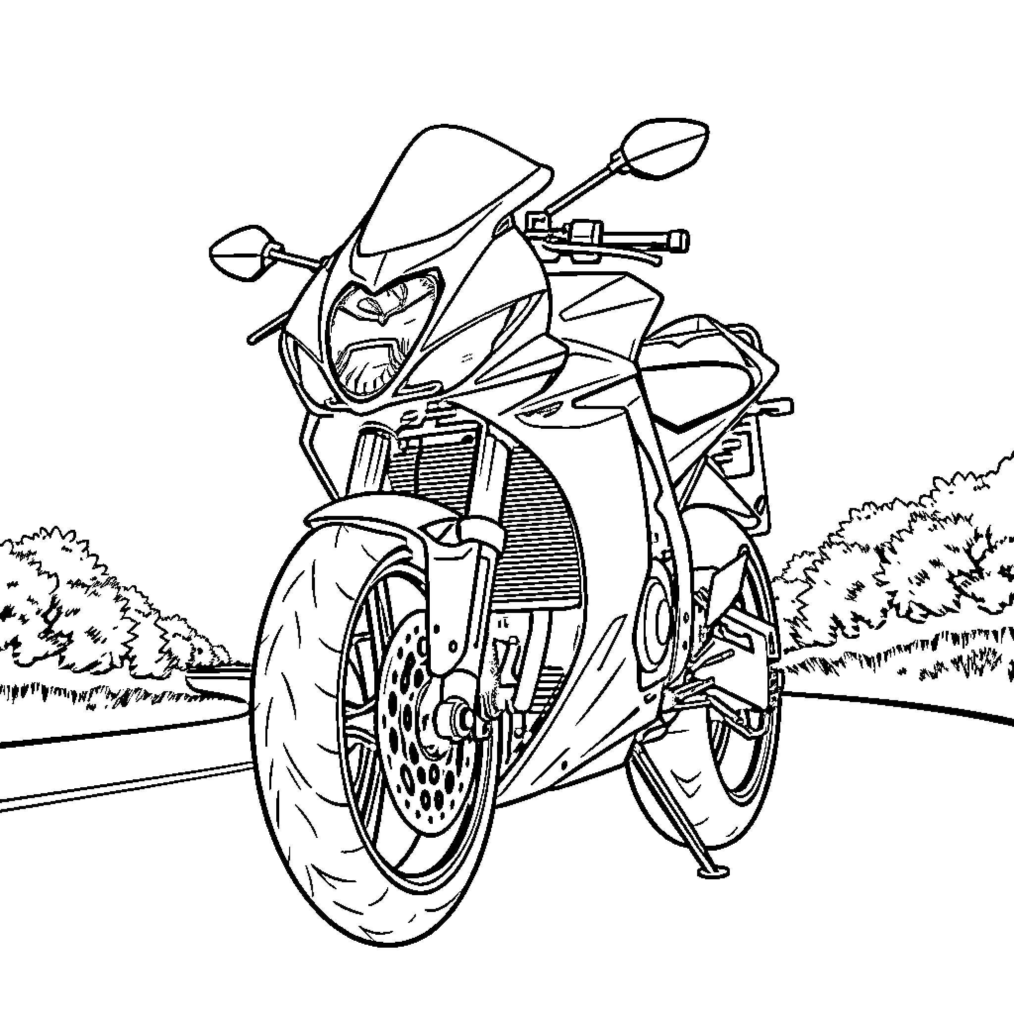 Best GP Moto Coloring Pages (Free Printable PDF)
