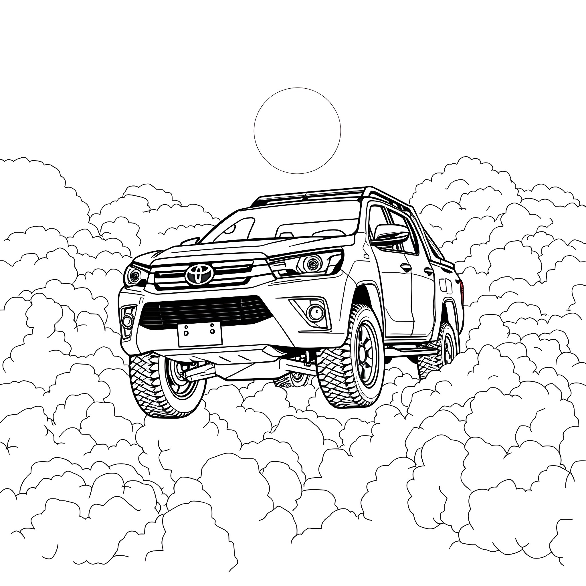 Best Toyota Hilux Coloring Pages (Free Printable PDF)