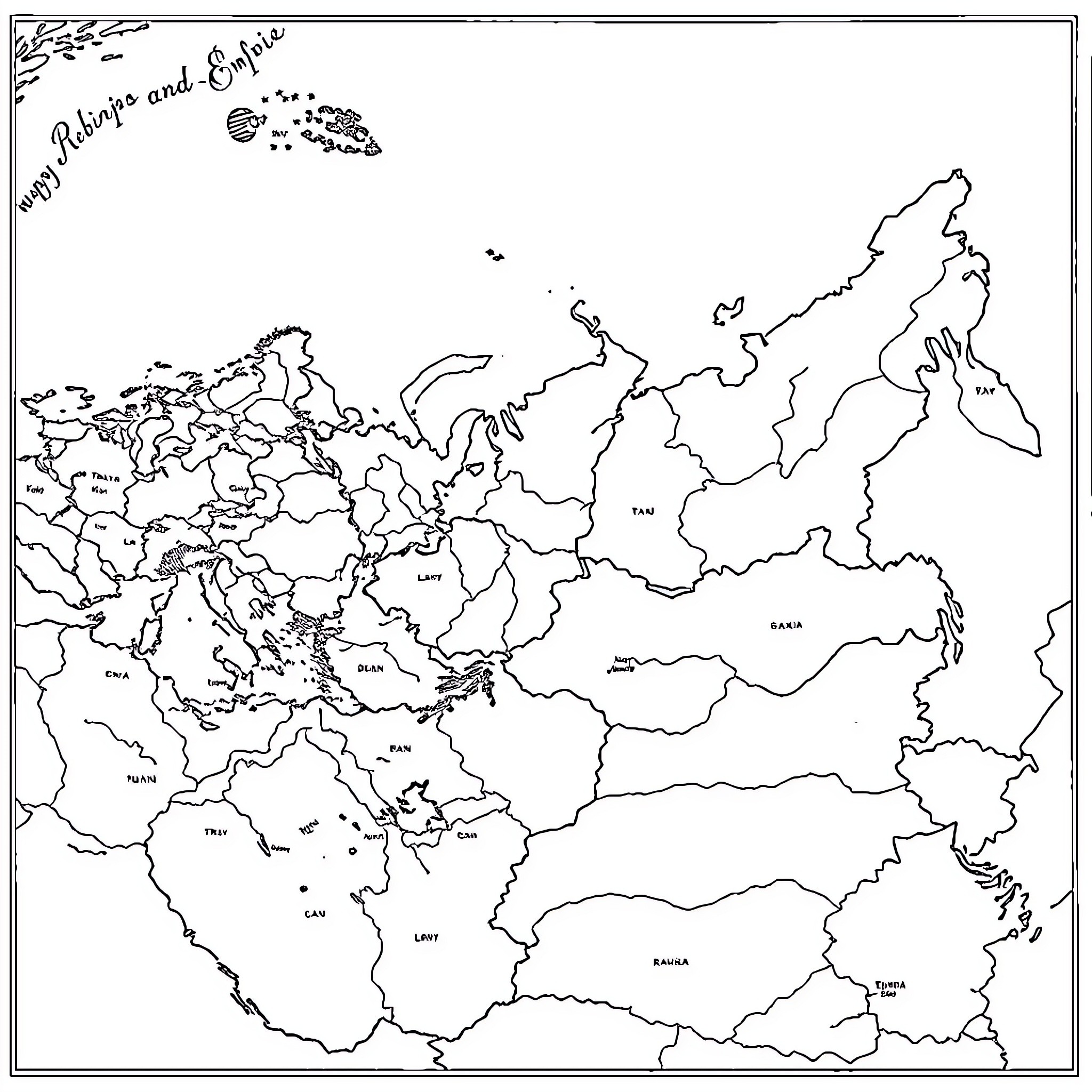 120 Best Map Coloring Pages (Free Printable PDFs)