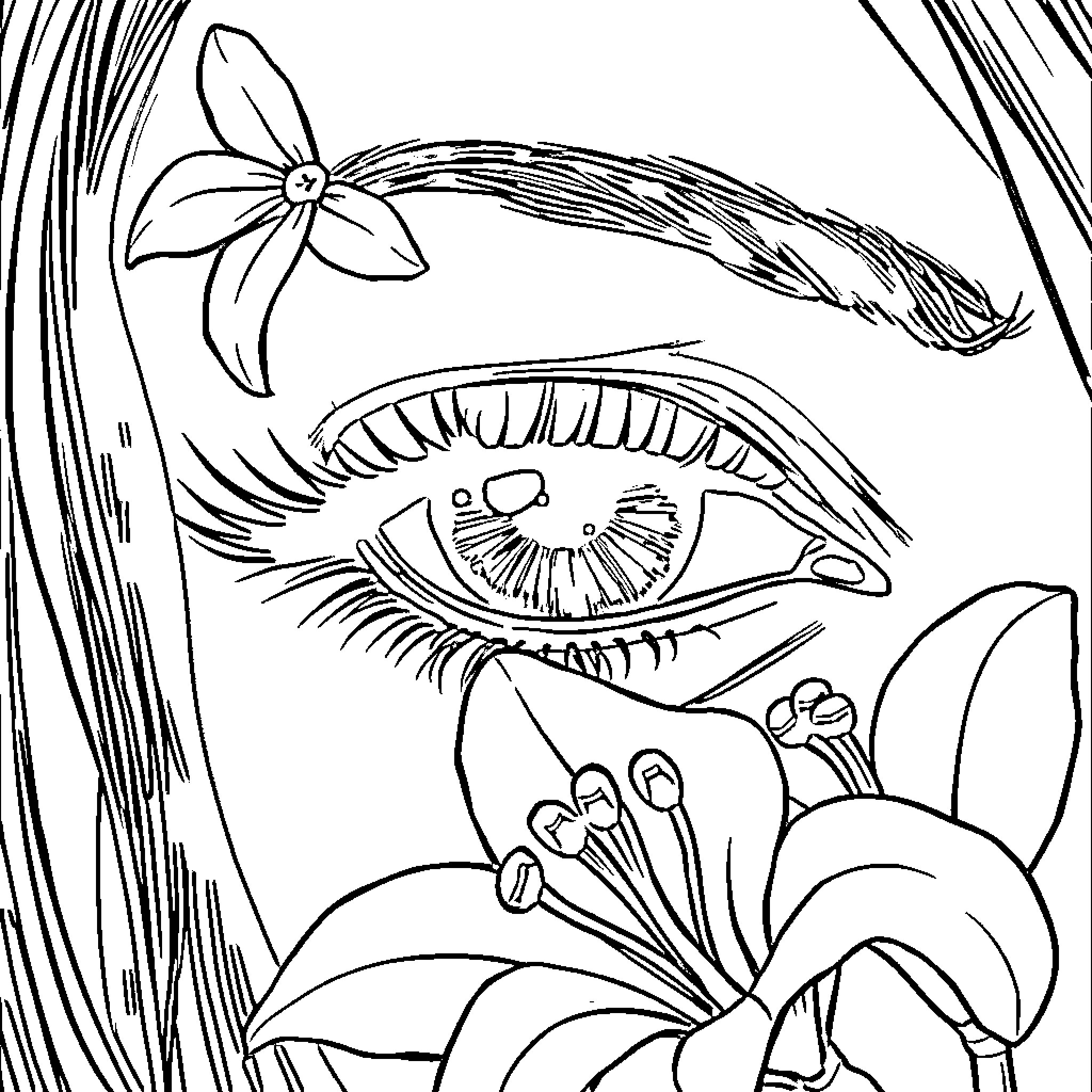 Best Eye Coloring Pages (Free Printable PDF)