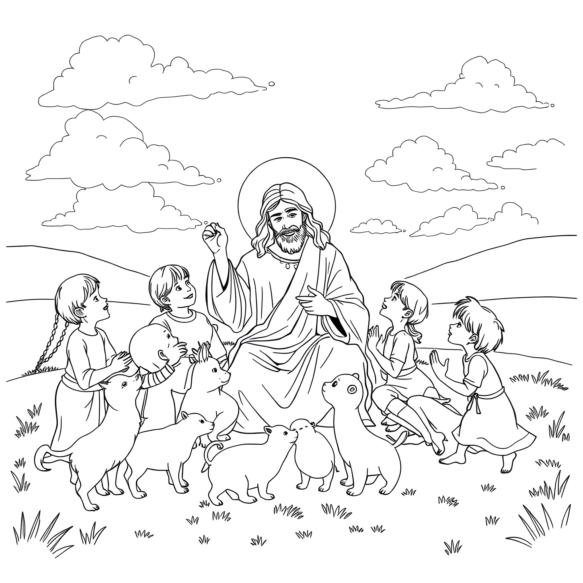 47 Best Jesus Coloring Pages (Free Printable PDFs)