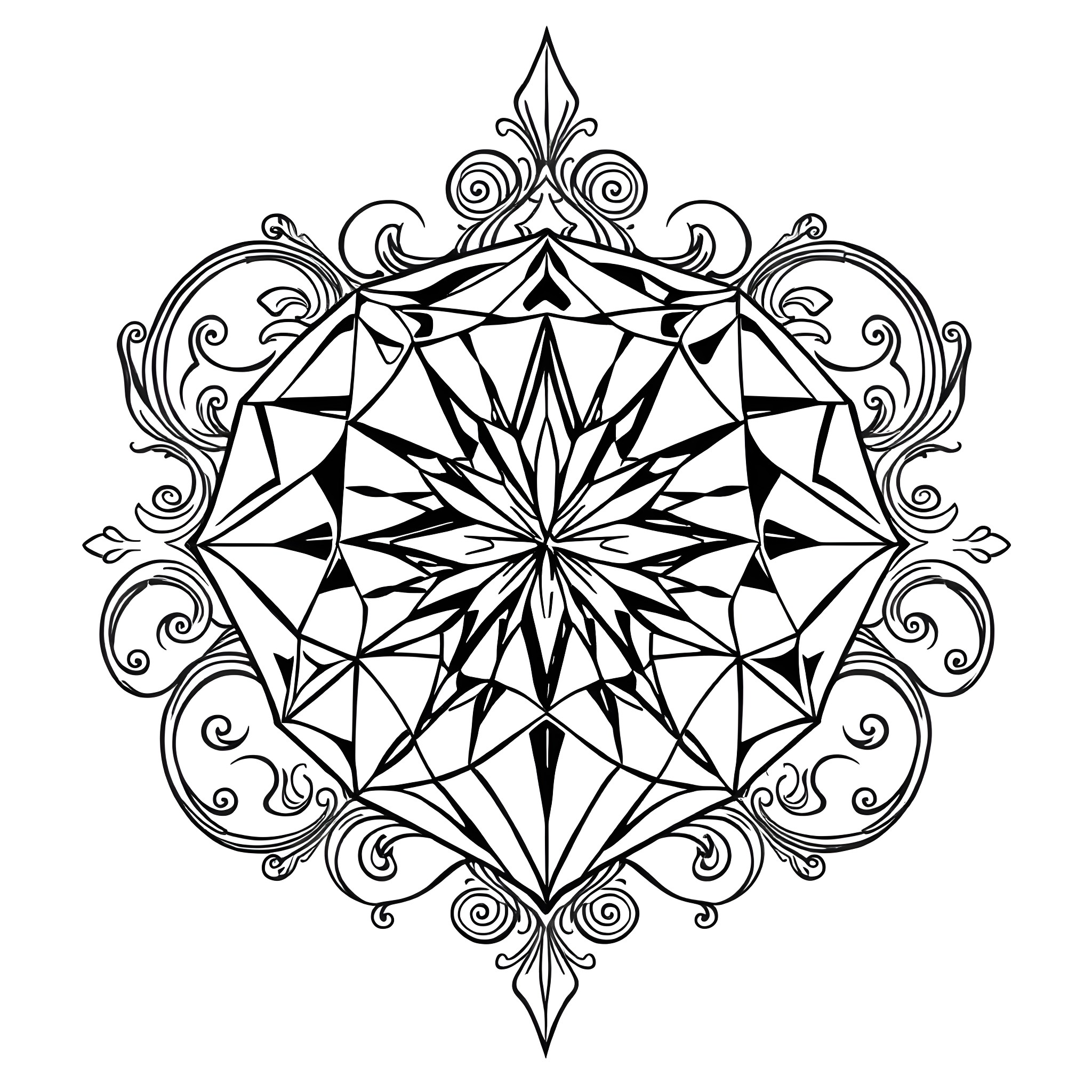 Best Diamond Coloring Pages (Free Printable PDF)
