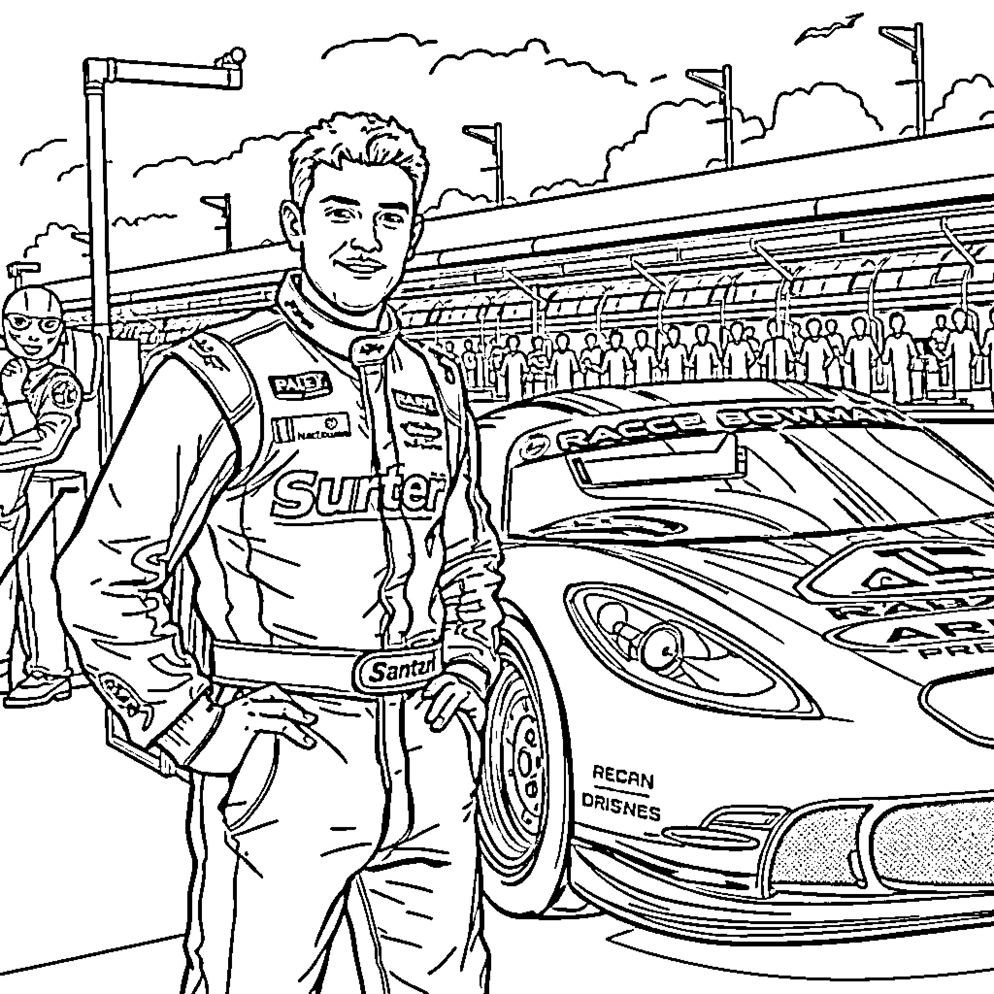 Best Alex Bowman Coloring Pages (Free Printable PDF)