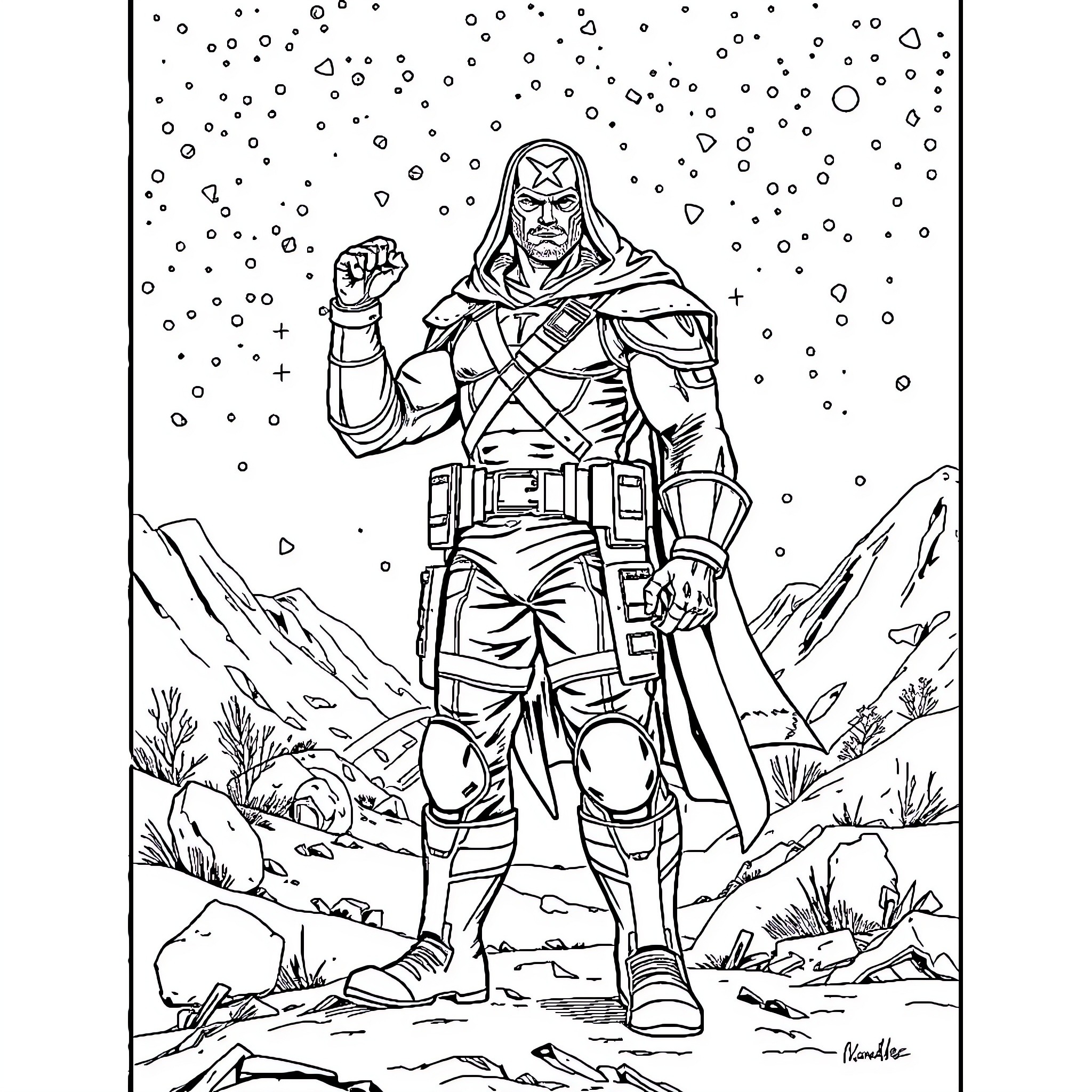 Best Winter Soldier Coloring Pages (Free Printable PDF)