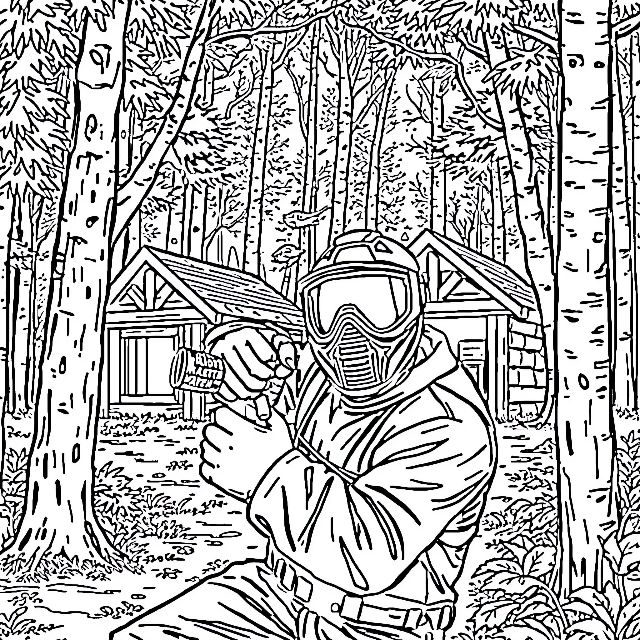 Best Paintball Coloring Pages (Free Printable PDF)