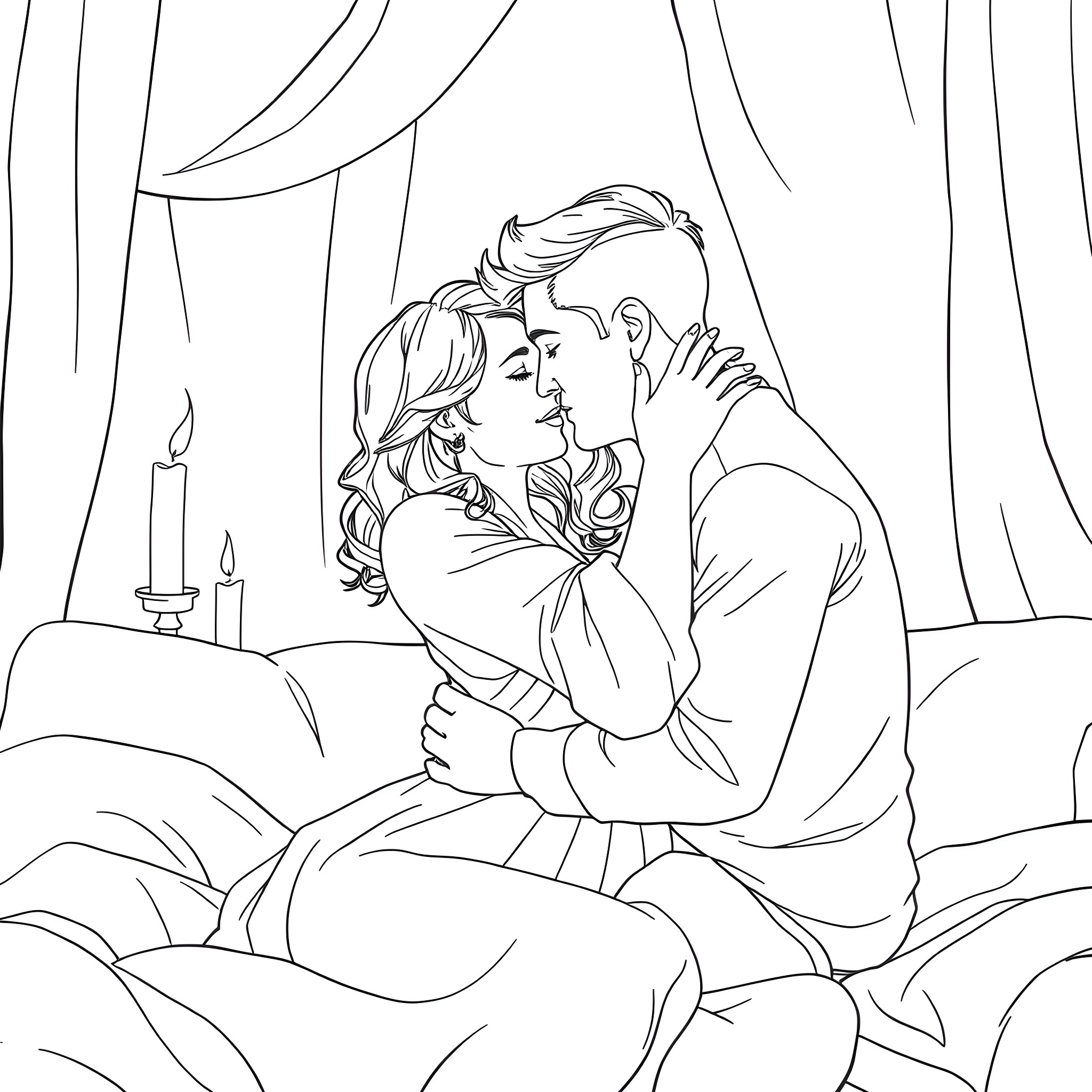 153 Best Couple Coloring Pages (Free Printable PDFs)