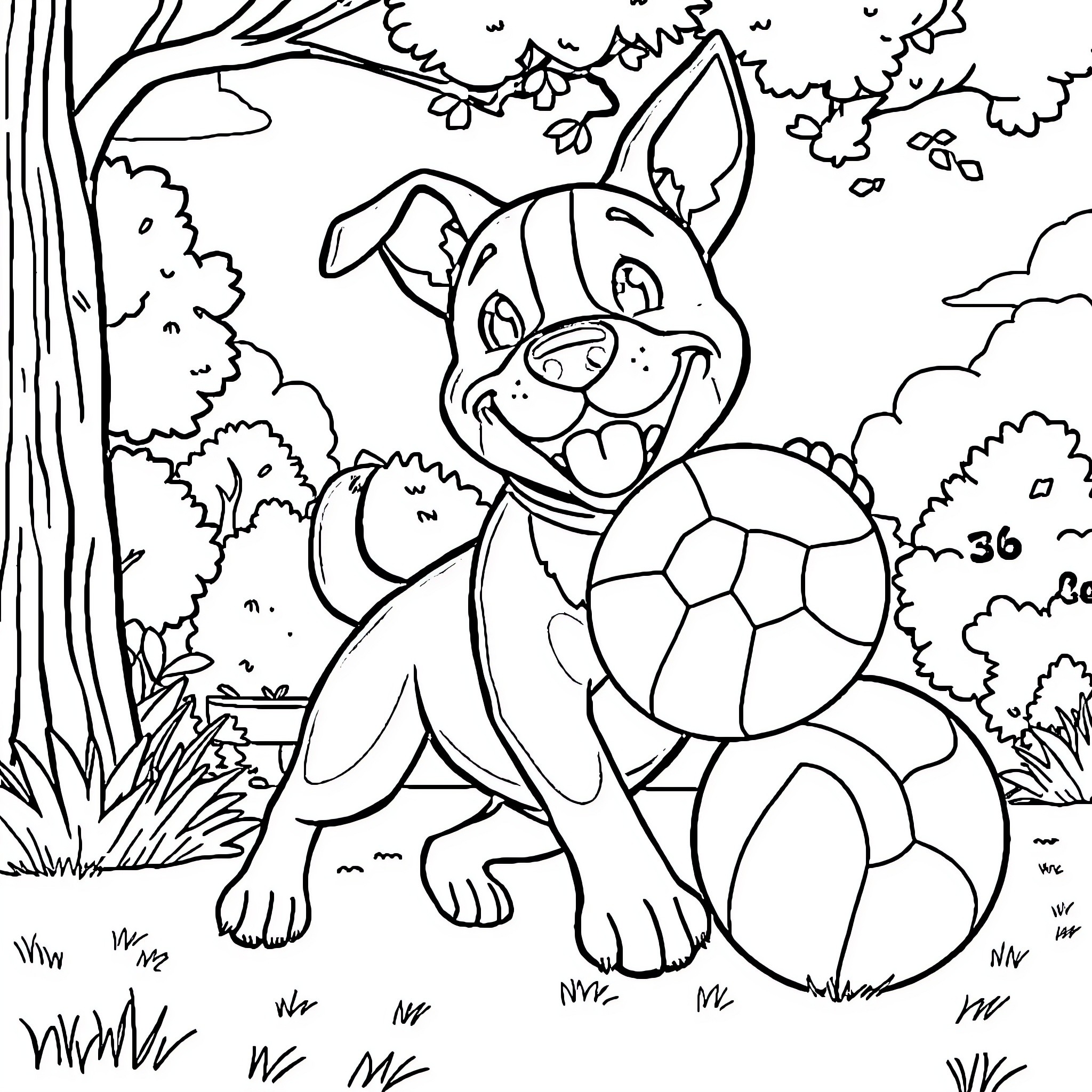 Best Staffy Coloring Pages (Free Printable PDF)