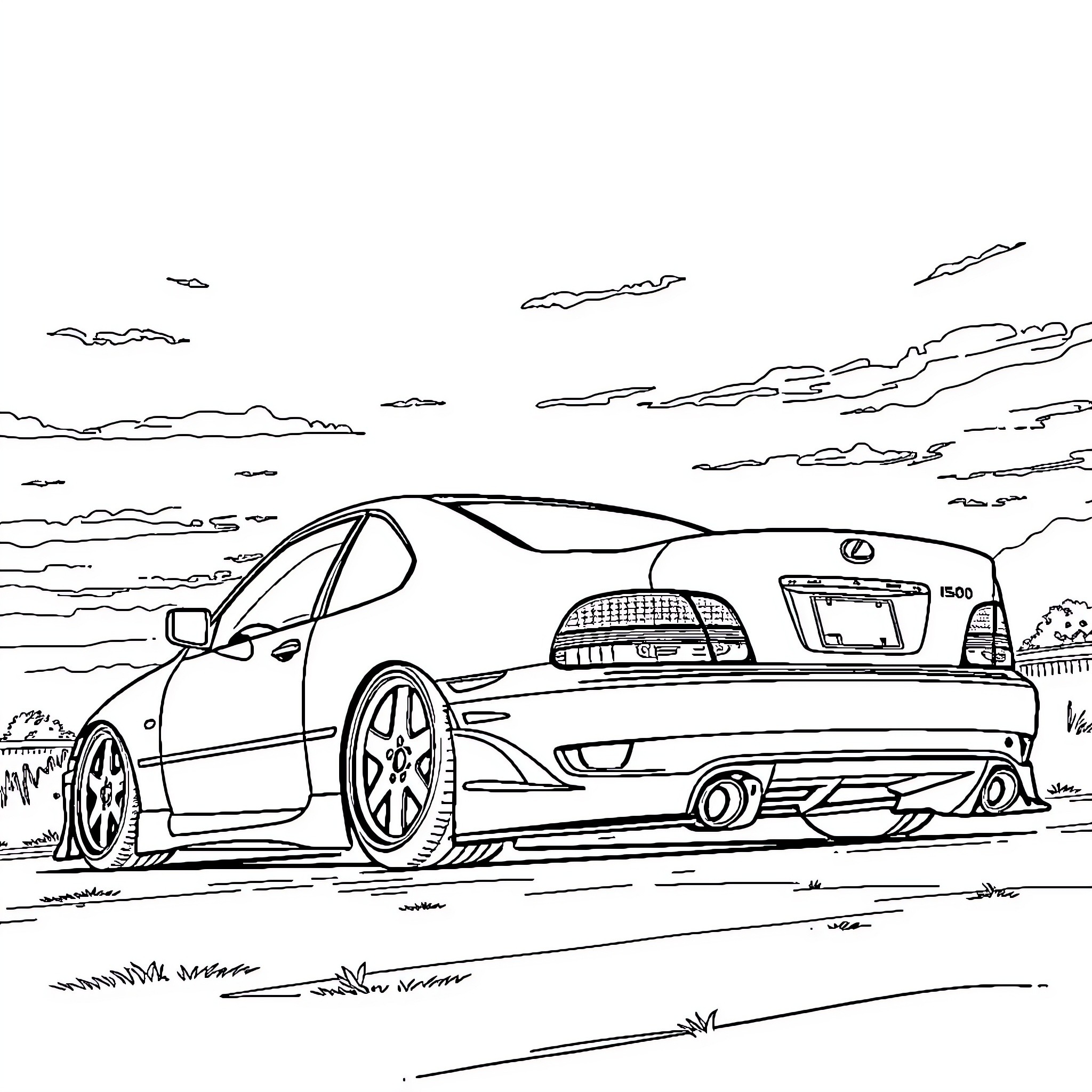 Best Lexus Coloring Pages (Free Printable PDF)