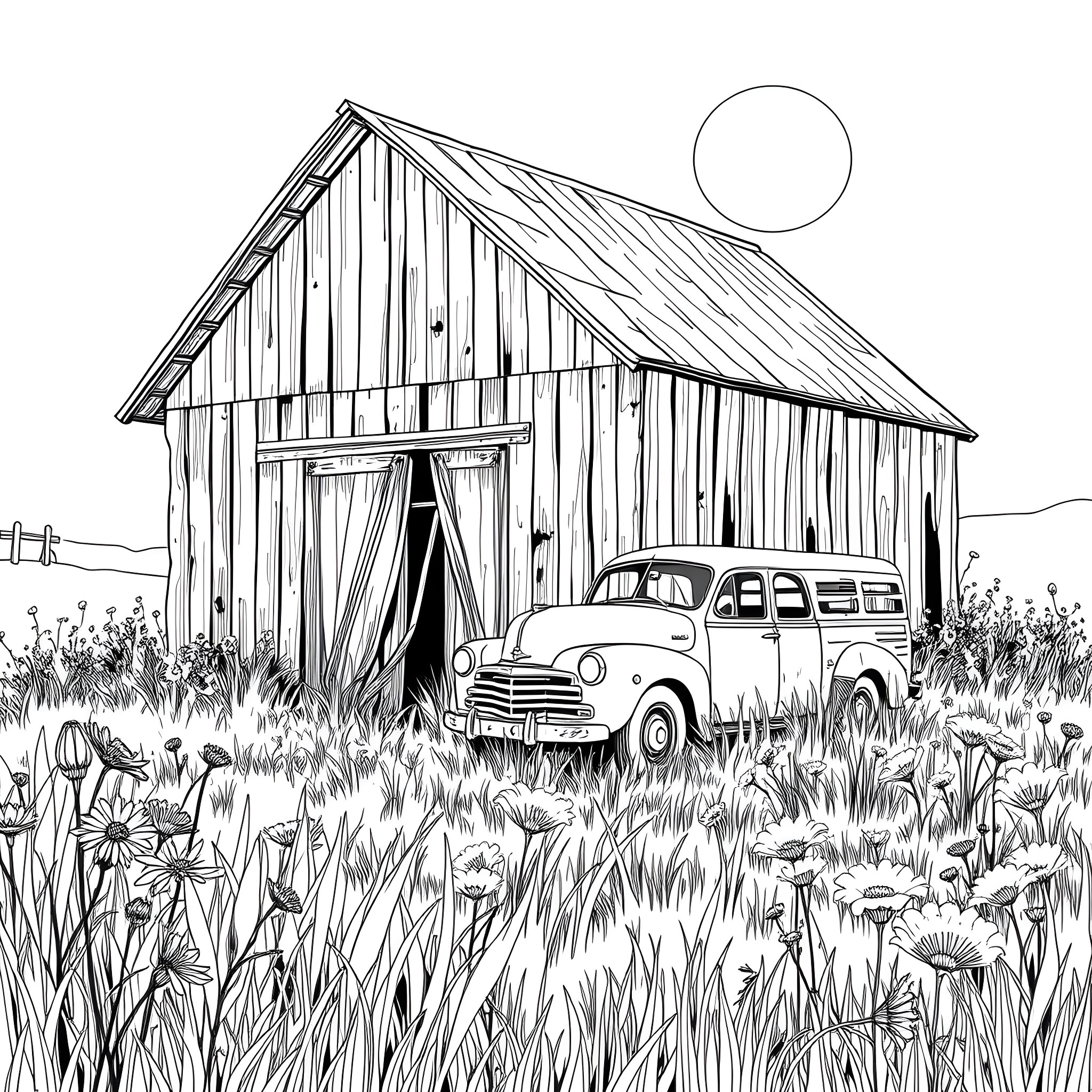 Best Barn Coloring Pages (Free Printable PDF)