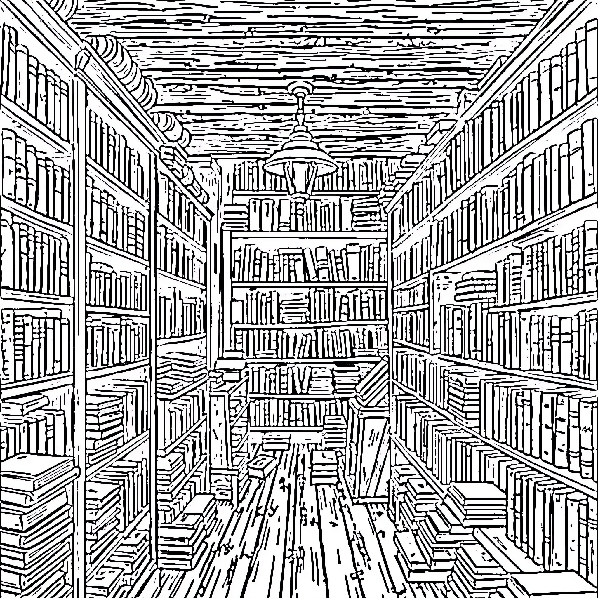 Best Bookstore Coloring Pages (Free Printable PDF)