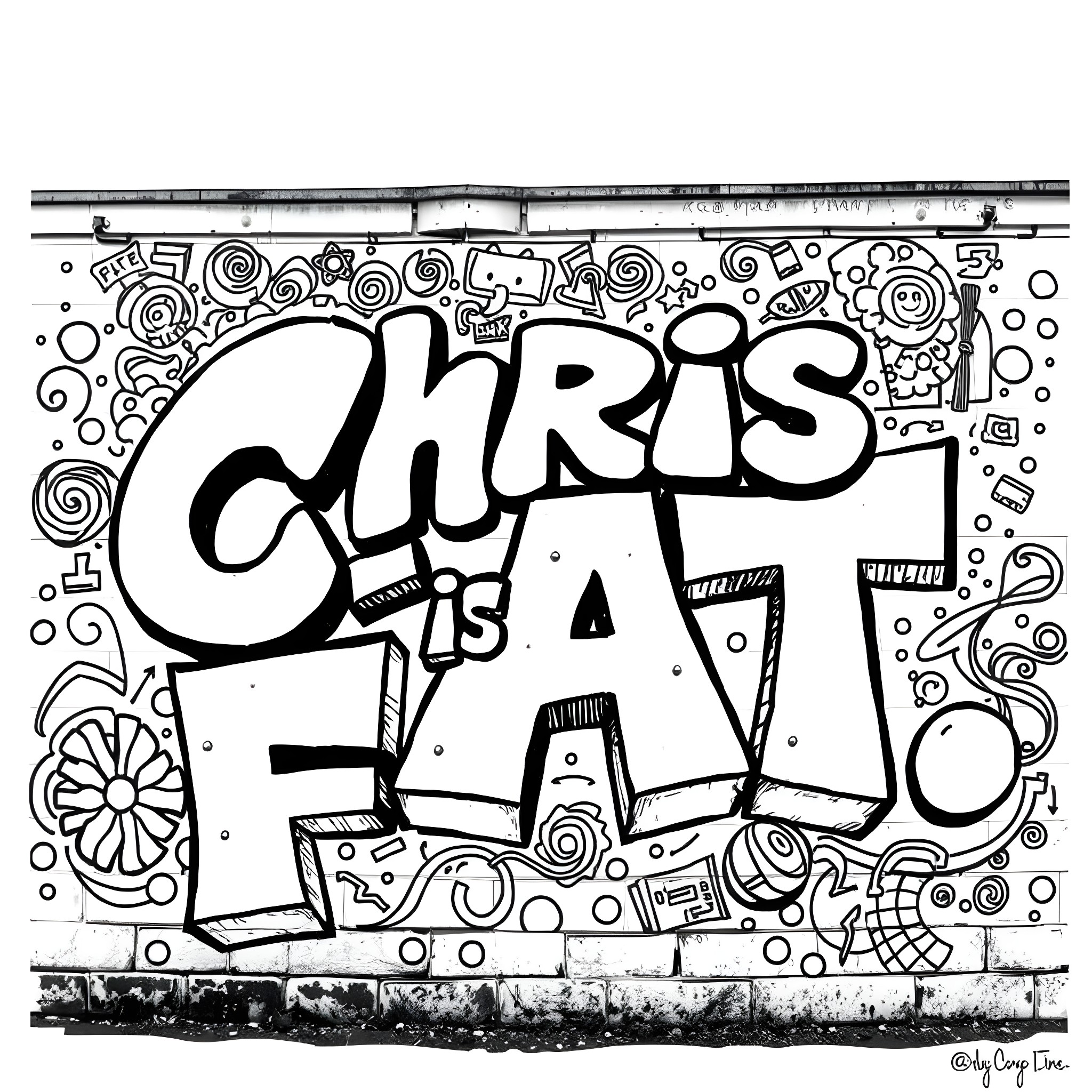 Best Graffiti Coloring Pages (Free Printable PDF)
