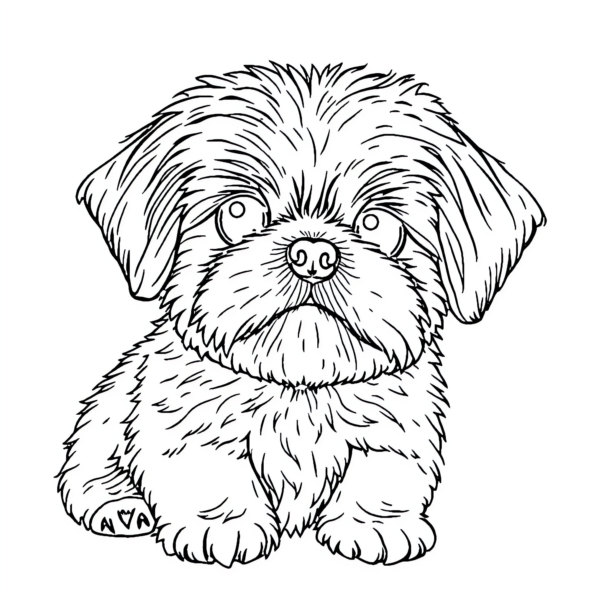 Best Shih Tzu Coloring Pages (Free Printable PDF)