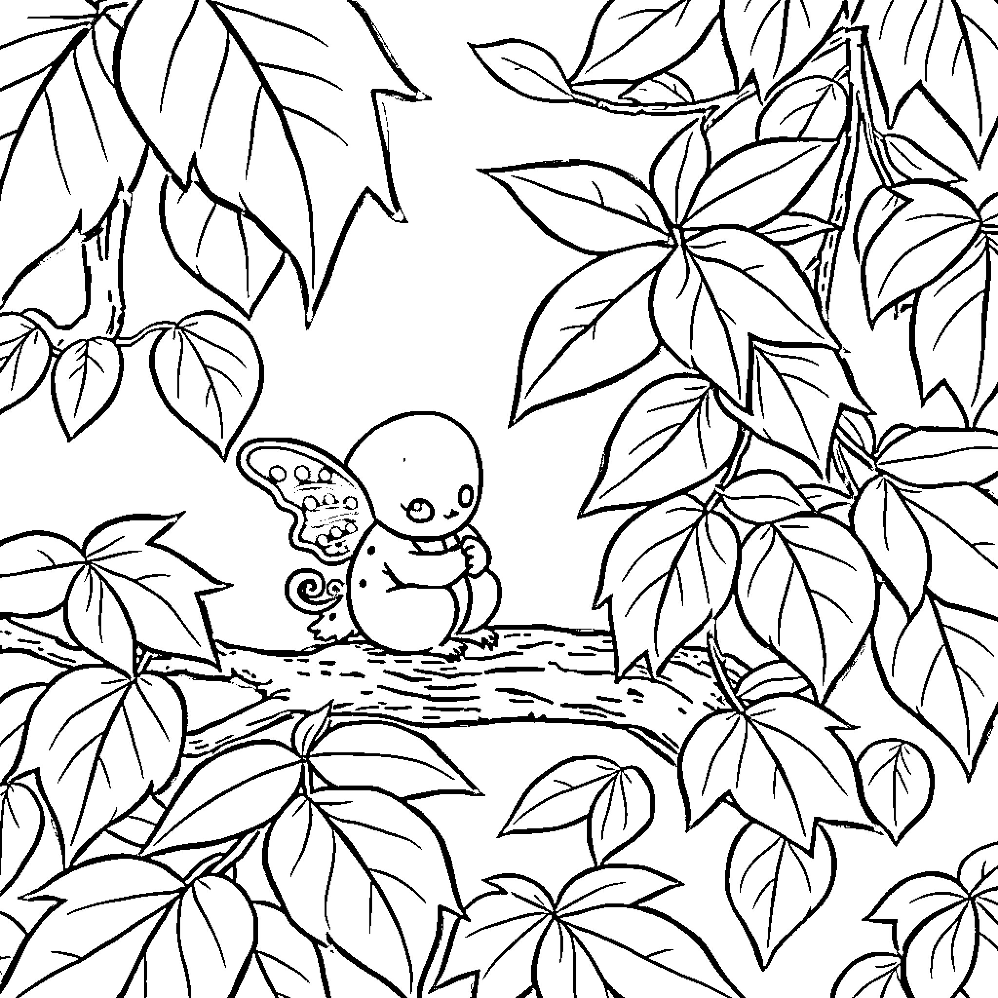 Best Kodama Coloring Pages (Free Printable PDF)