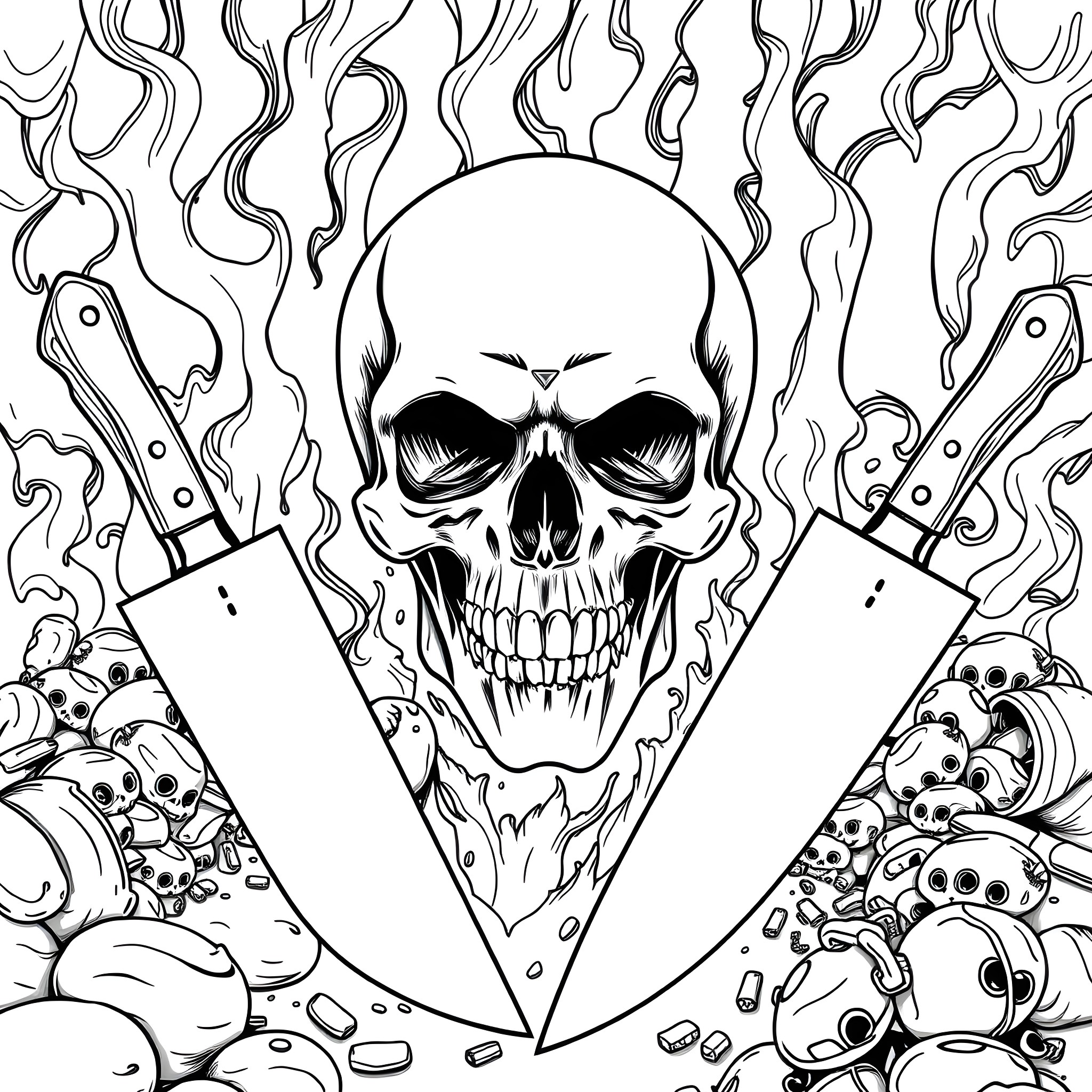 92 Best Skull Coloring Pages (Free Printable PDFs)