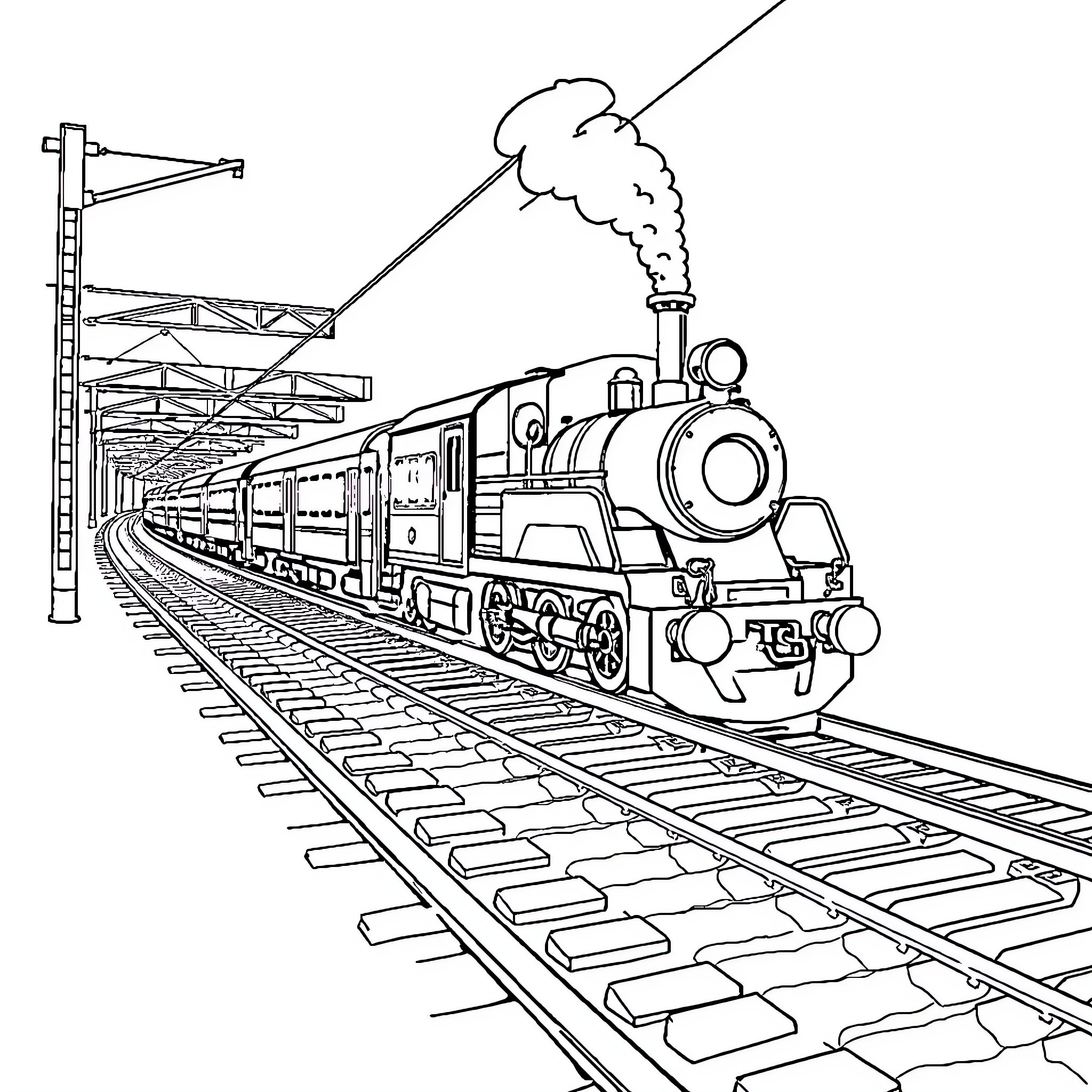 Best Train Coloring Pages (Free Printable PDF)