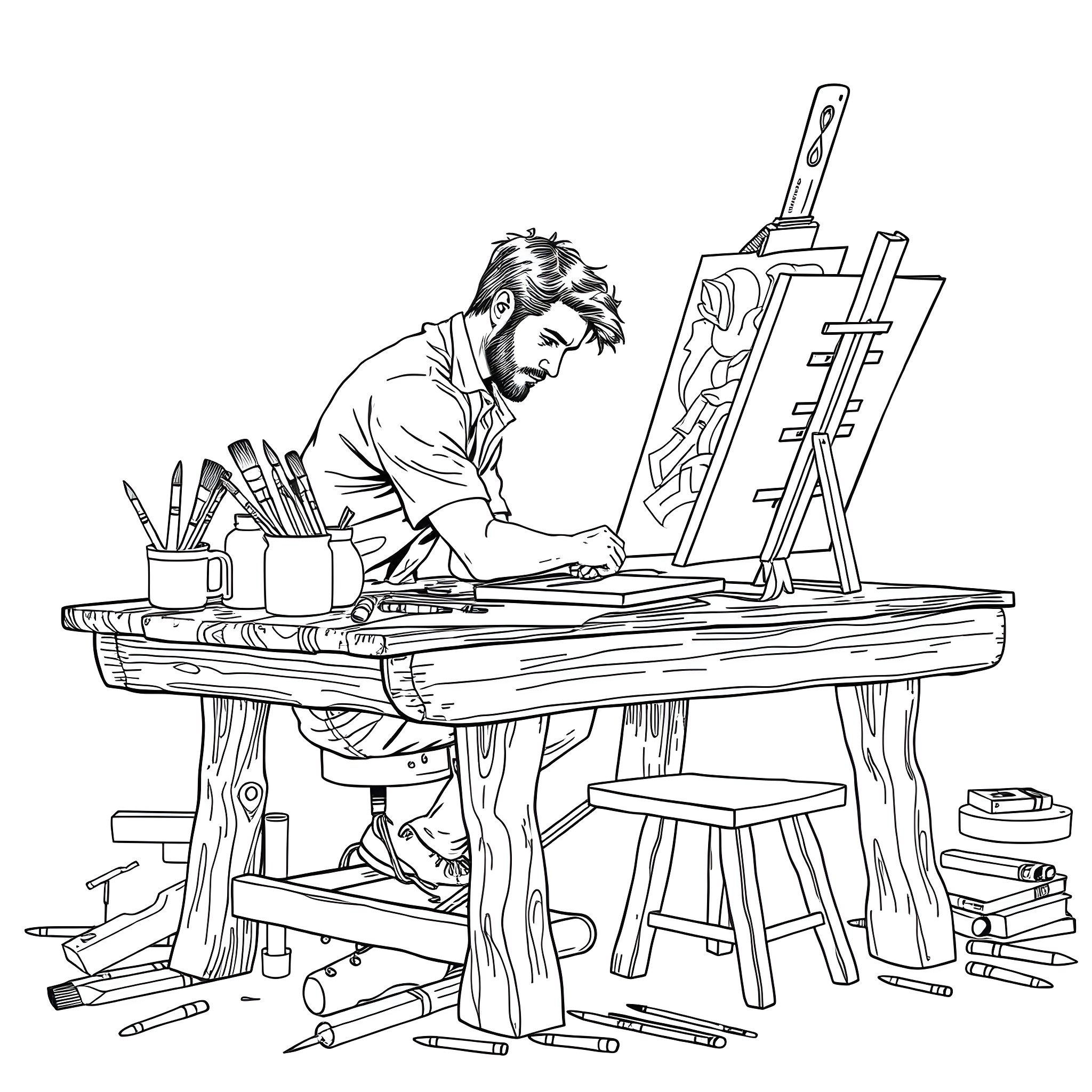 Best Male Coloring Pages (Free Printable PDF)