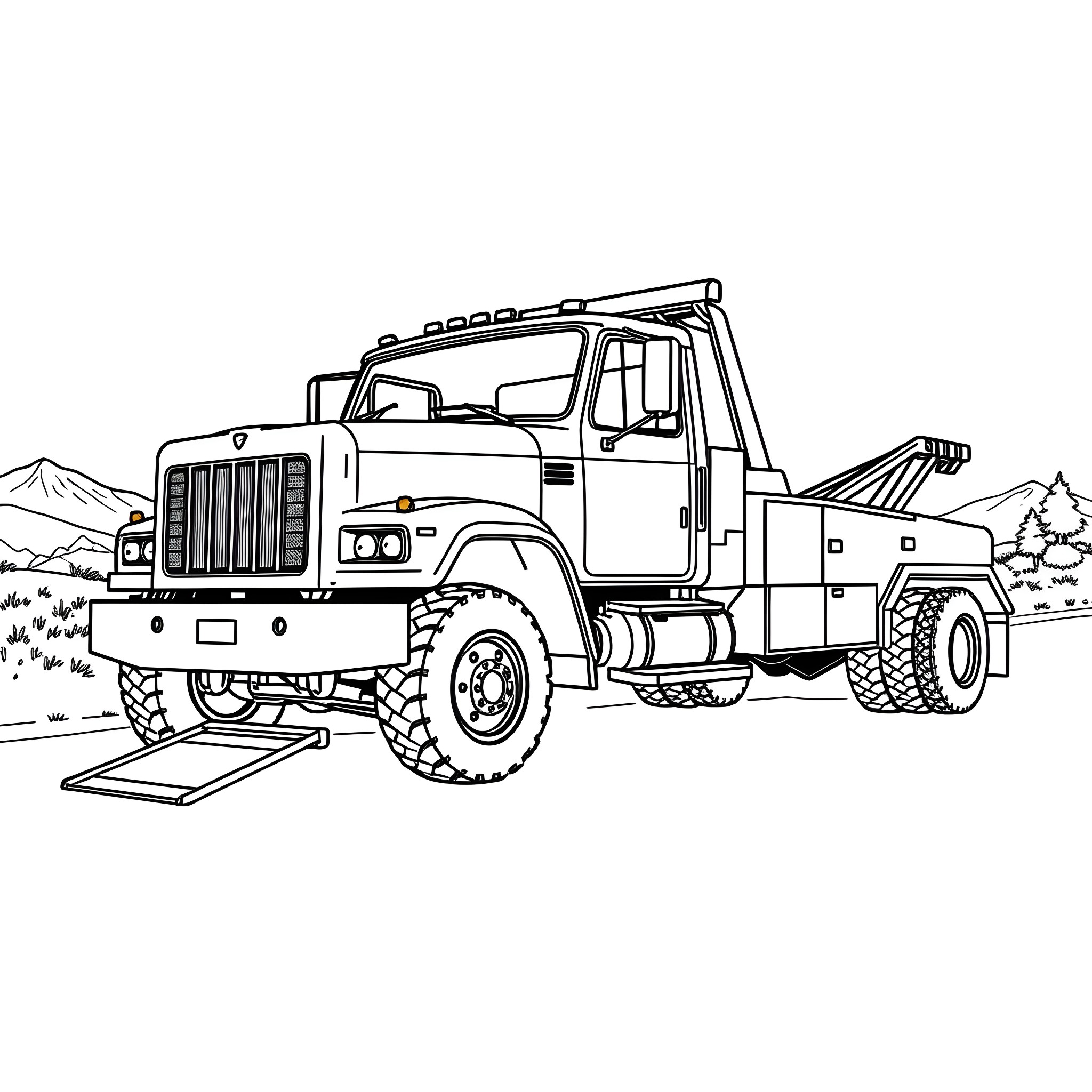 Best Rollback Wrecker Coloring Pages (Free Printable PDF)