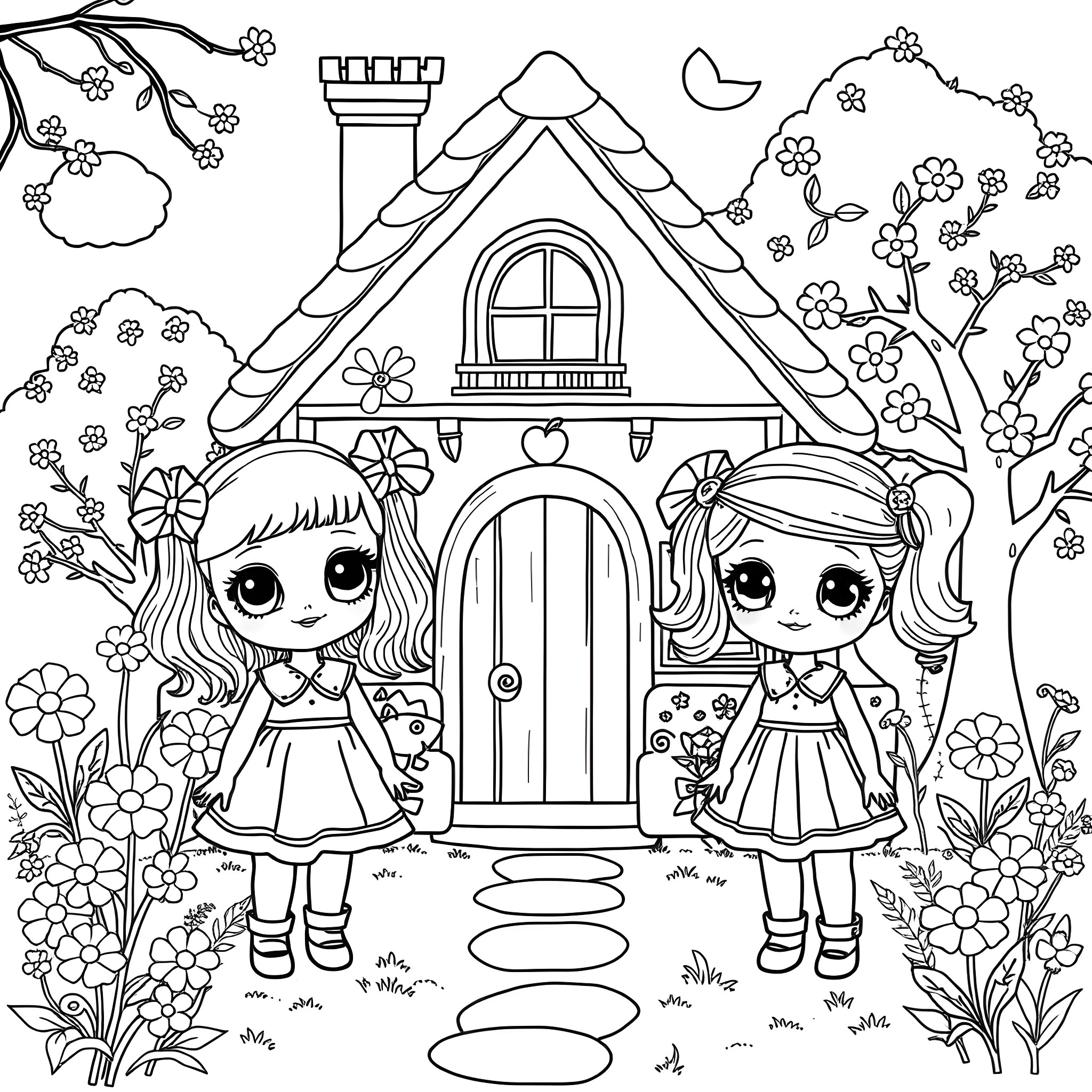 80 Best Doll Coloring Pages (Free Printable PDFs)