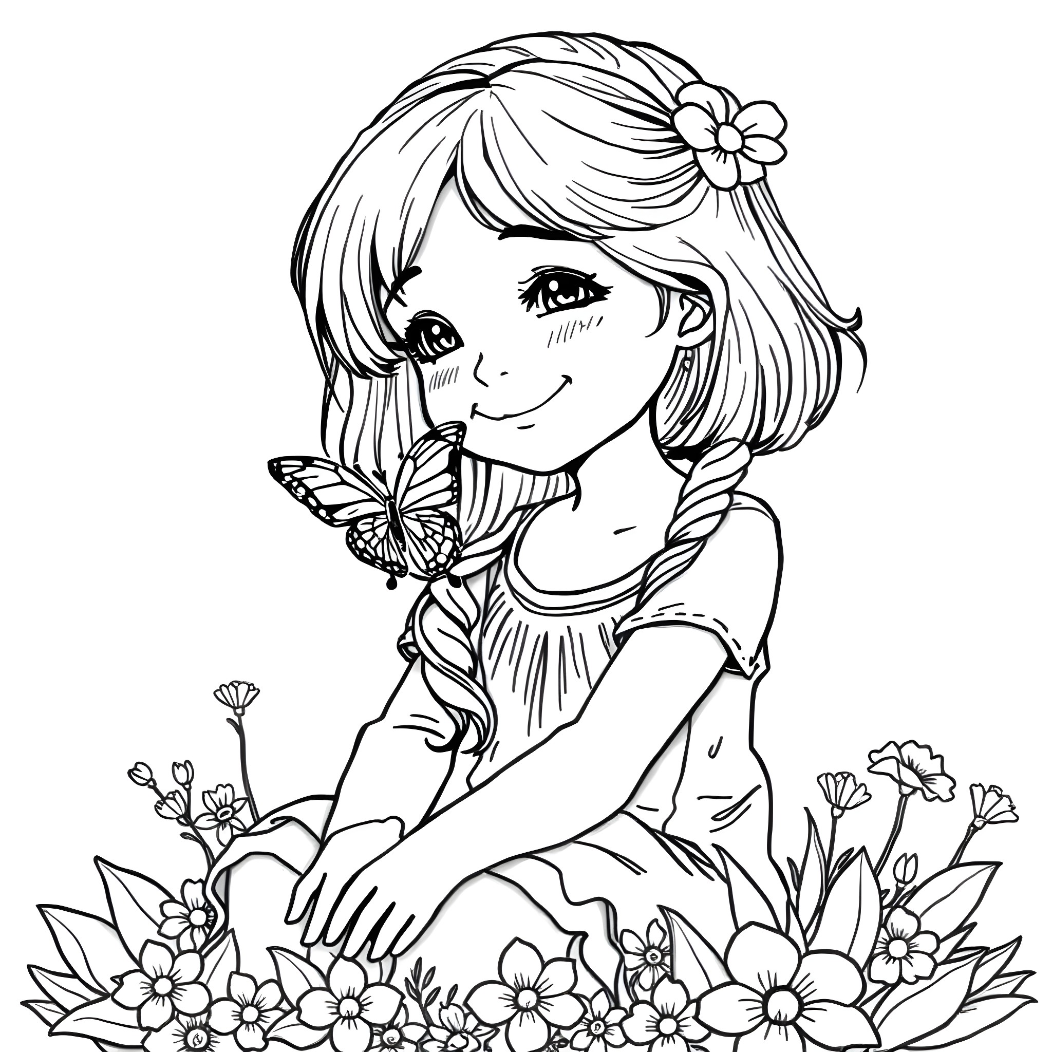 143 Best Girl Coloring Pages (Free Printable PDFs)