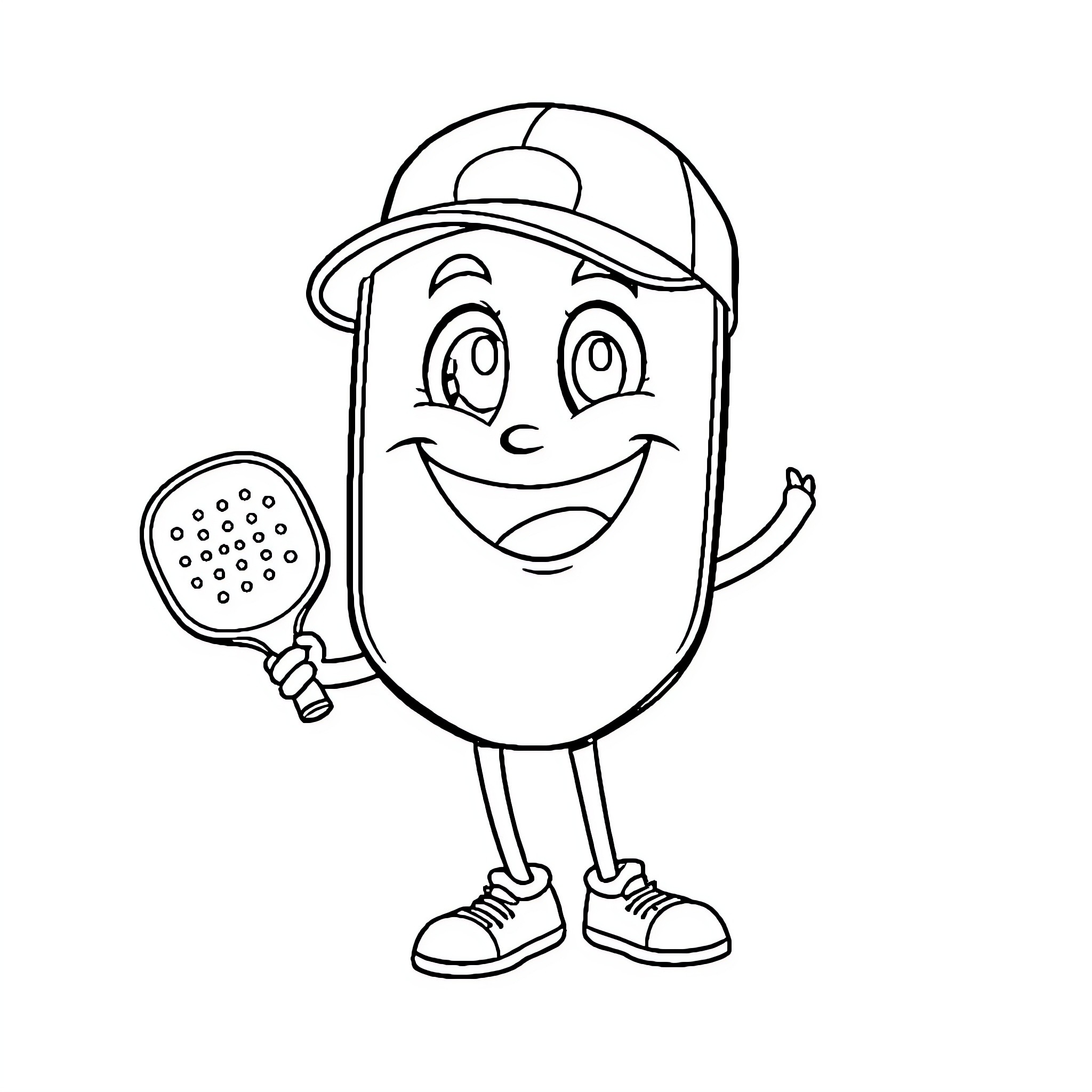 Best Pickleball Coloring Pages (Free Printable PDF)