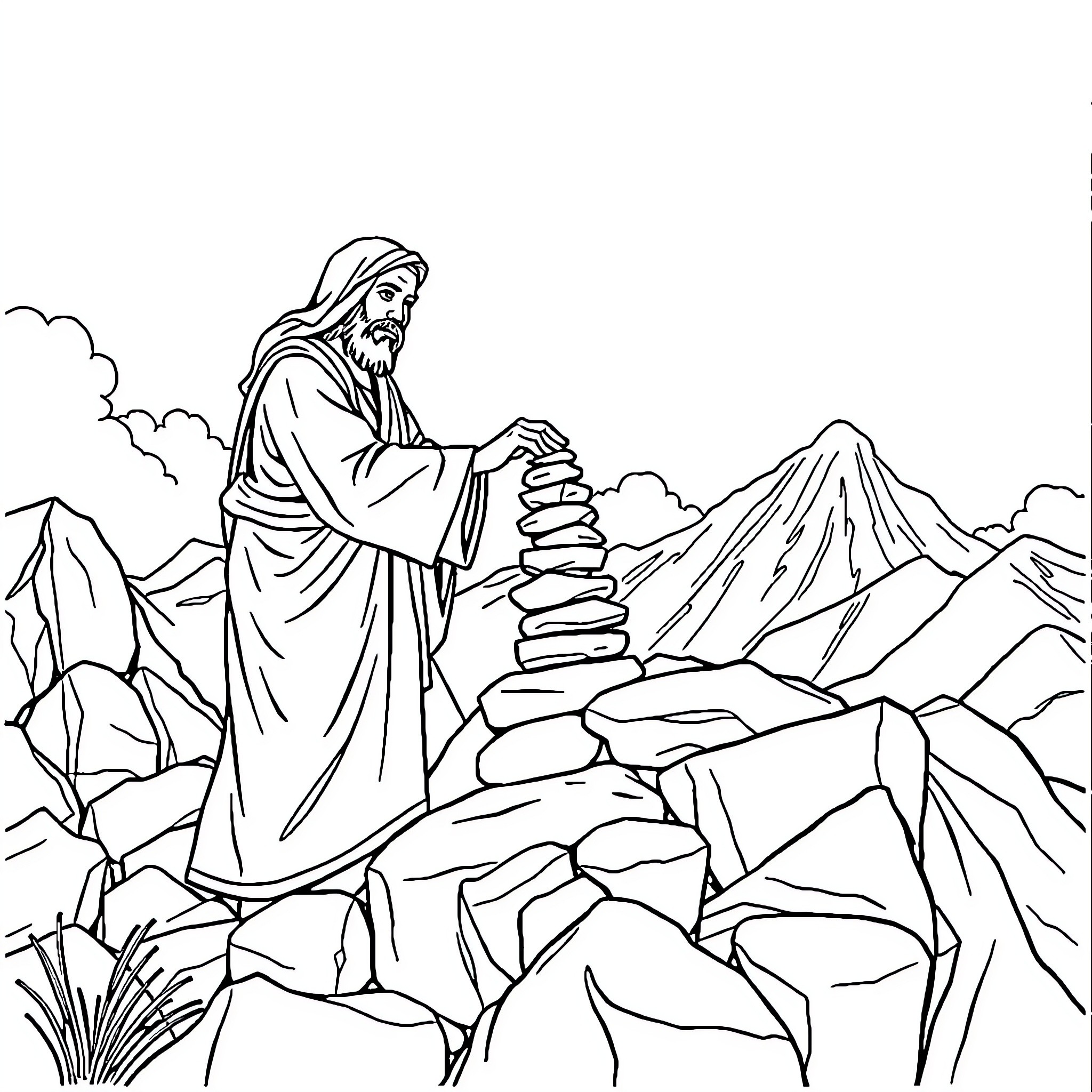 Best Elijah Coloring Pages (Free Printable PDF)