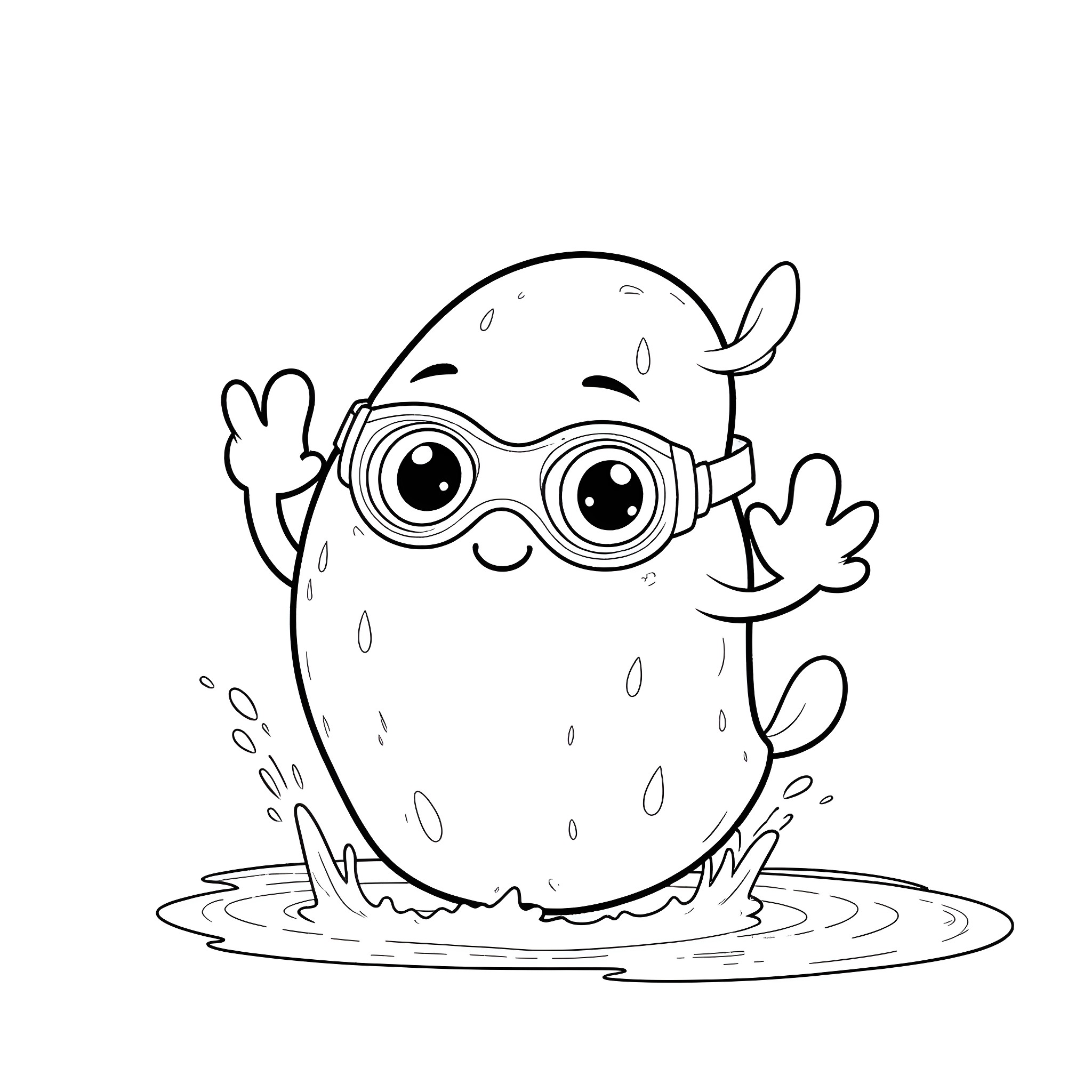 Best Potato Coloring Pages (Free Printable PDF)