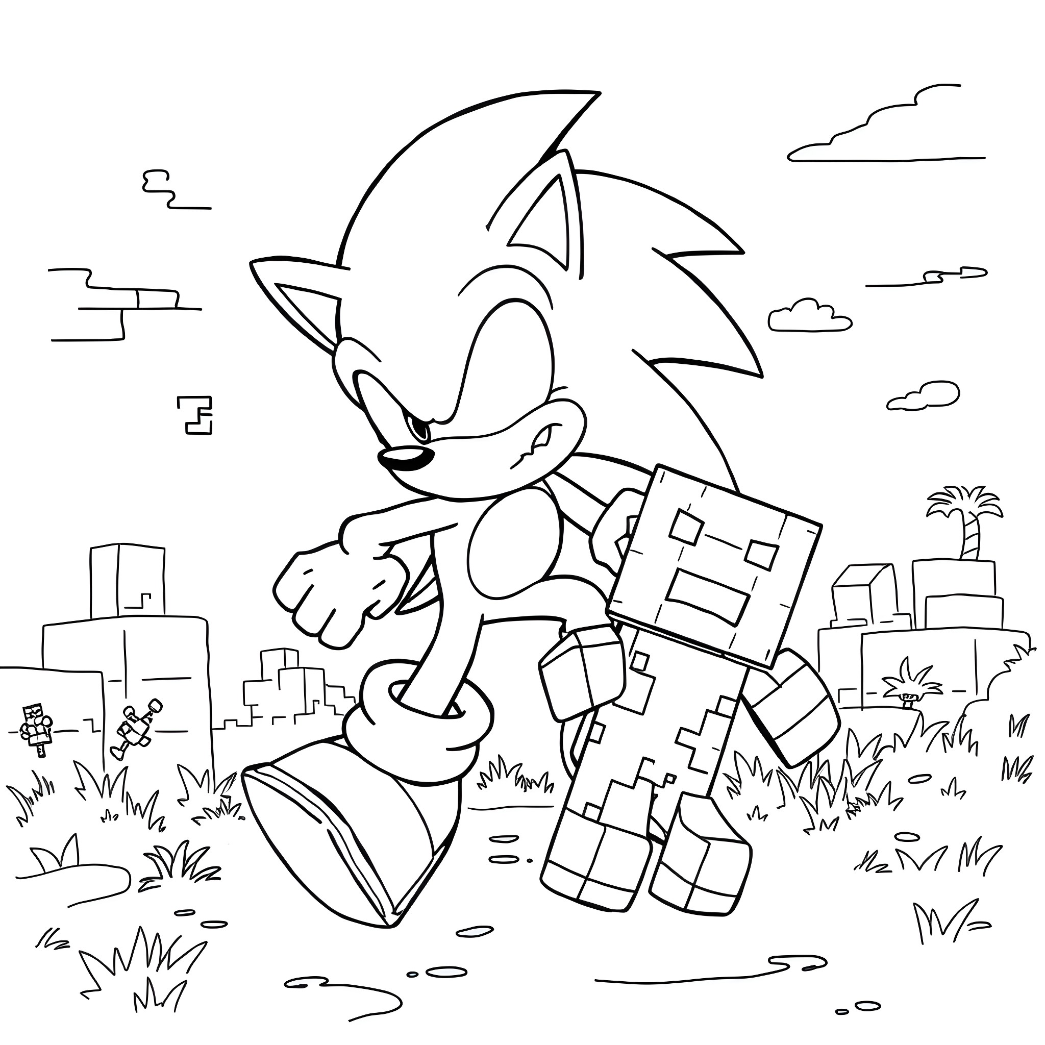 131 Best Creeper Coloring Pages (Free Printable PDFs)
