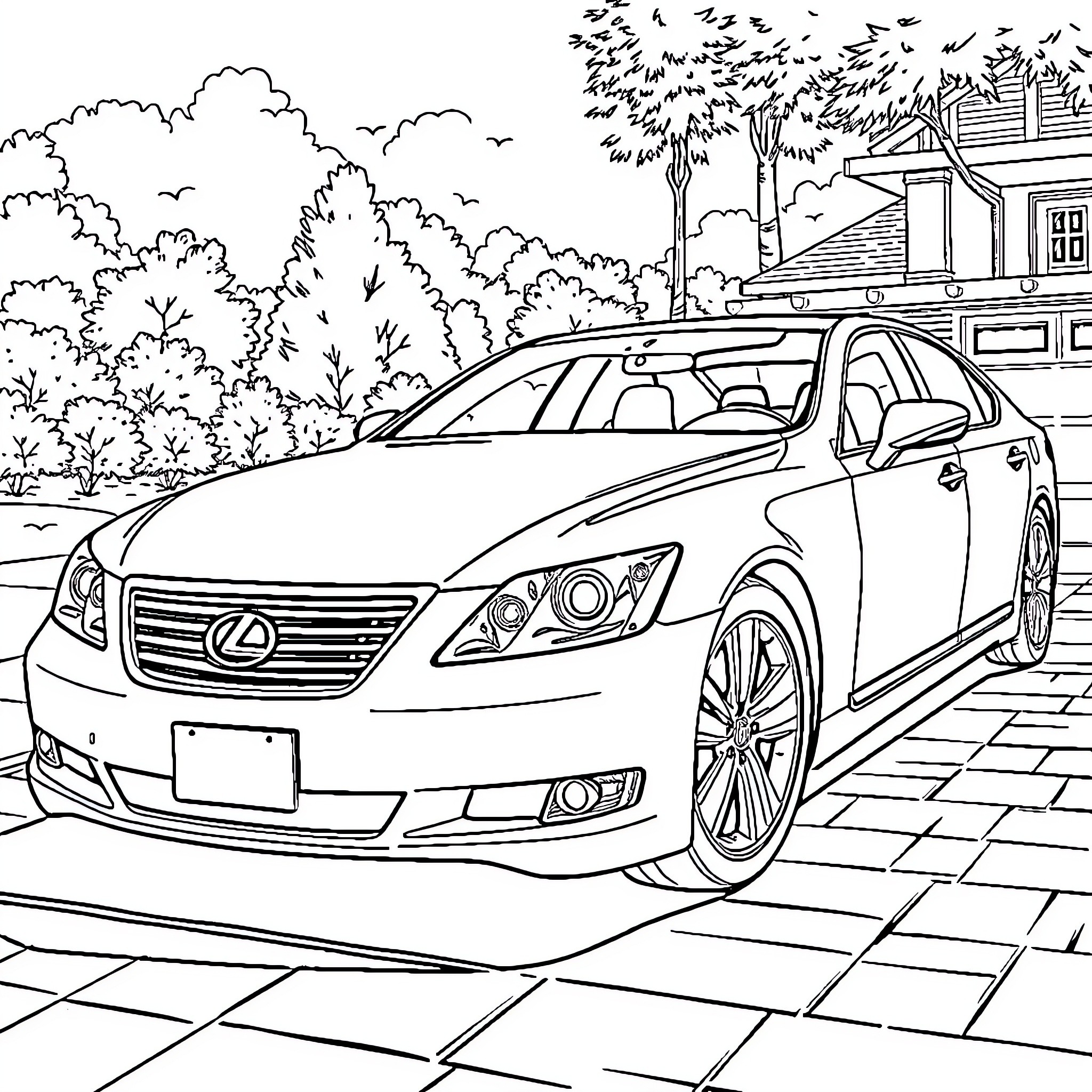 9 Best Lexus Coloring Pages (Free Printable PDFs)
