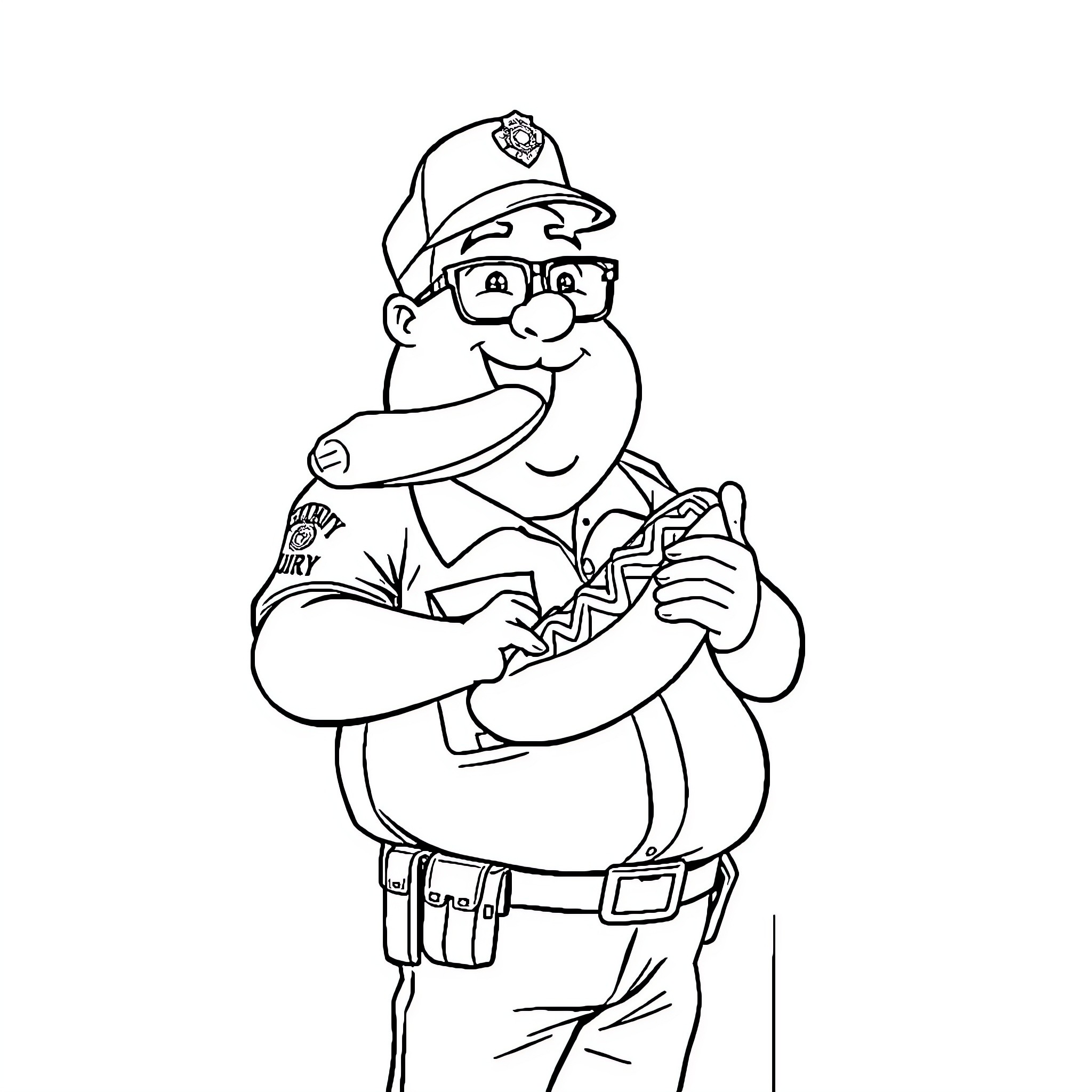 Best Security Guard Coloring Pages (Free Printable PDF)