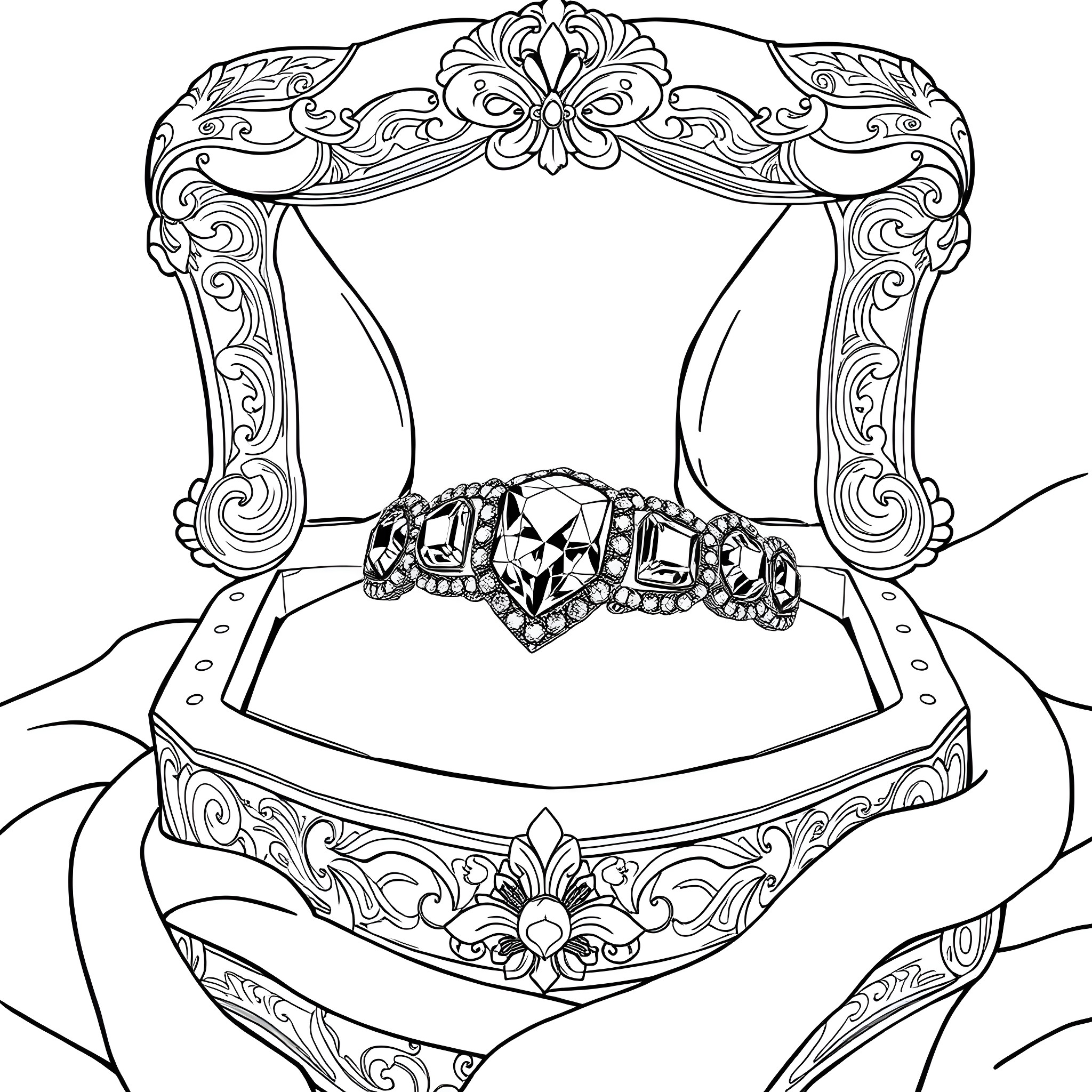 Best Gemstone Coloring Pages (Free Printable PDF)