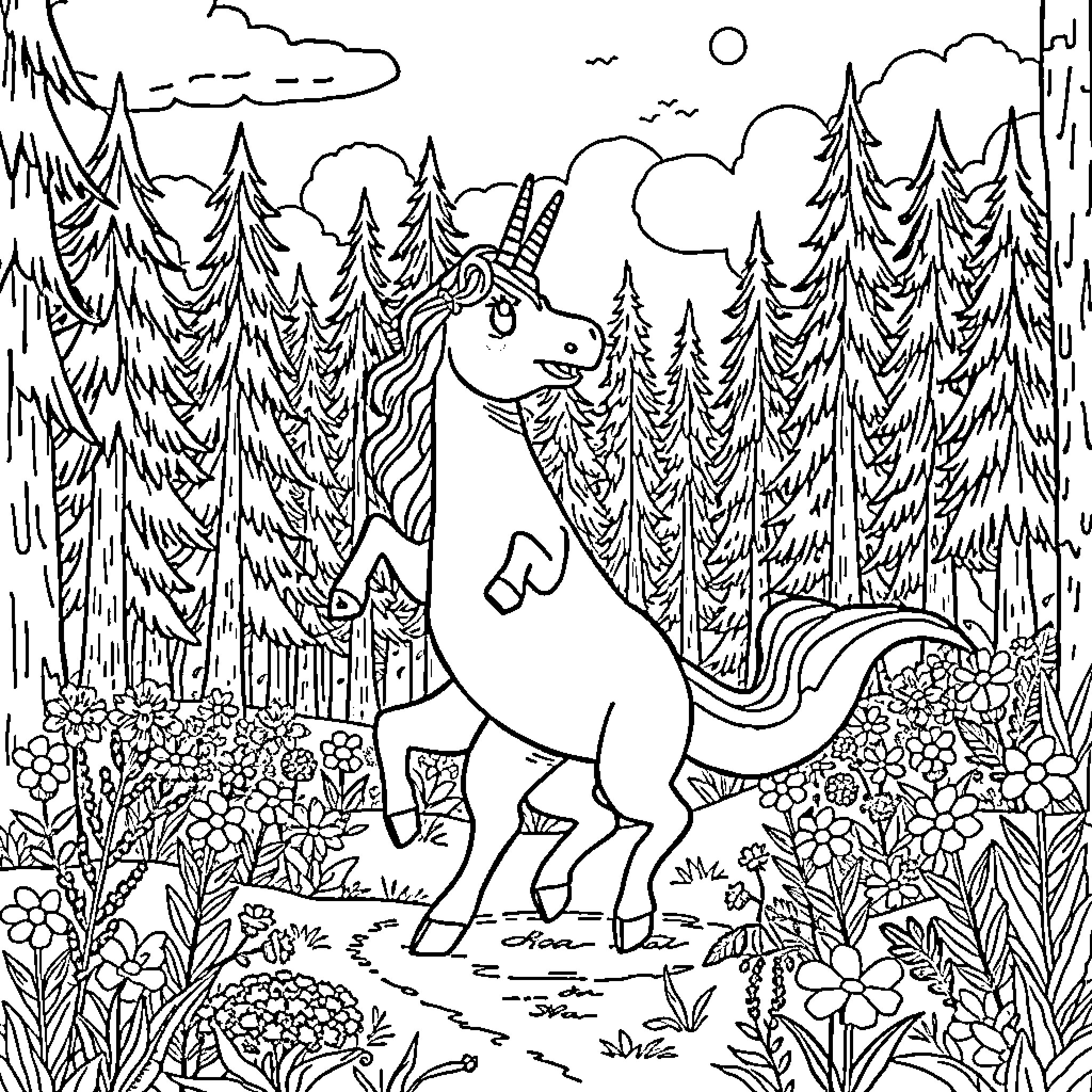 Best Unicorn Dinosaur Coloring Pages (Free Printable PDF)