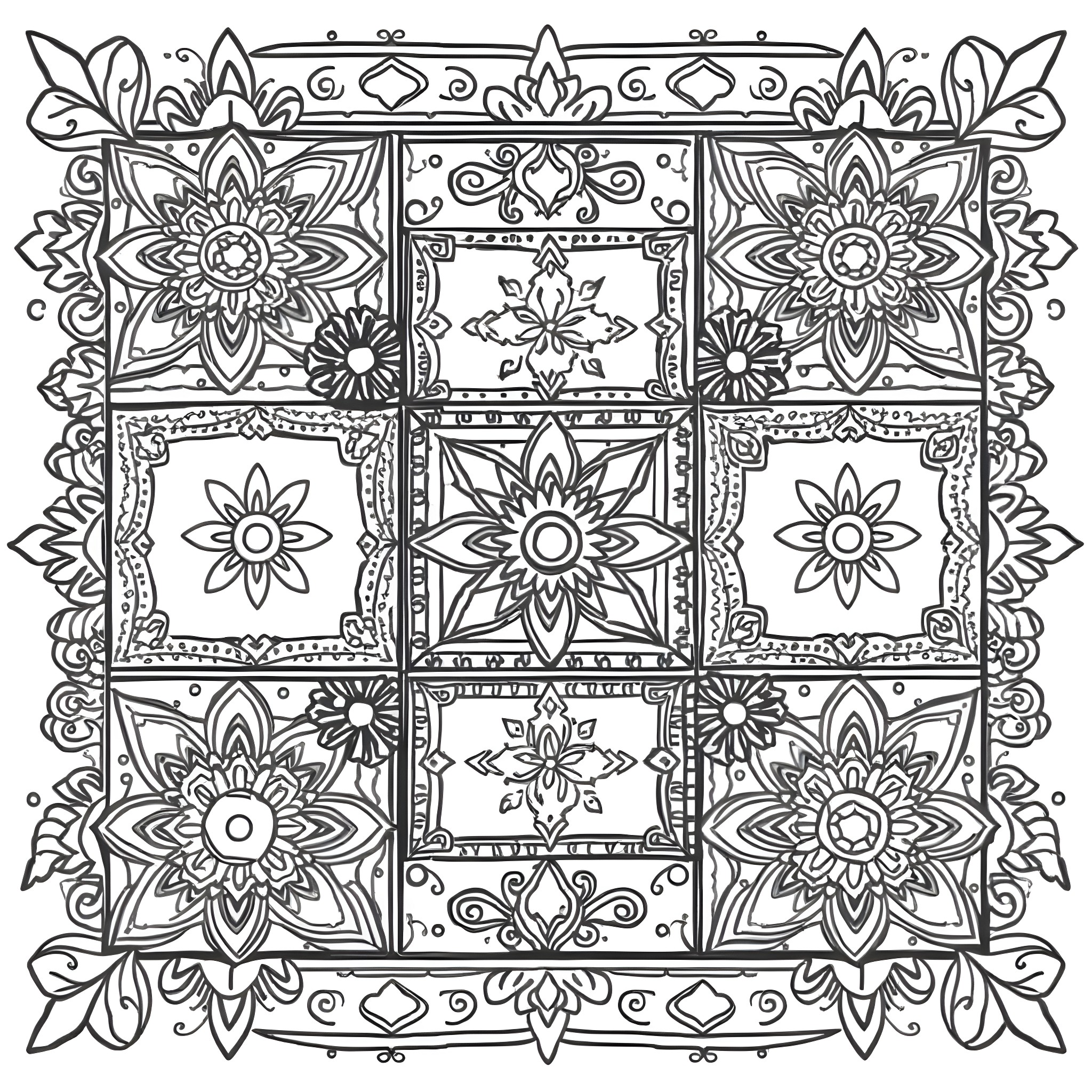 120 Best Patchwork Coloring Pages (Free Printable PDFs)