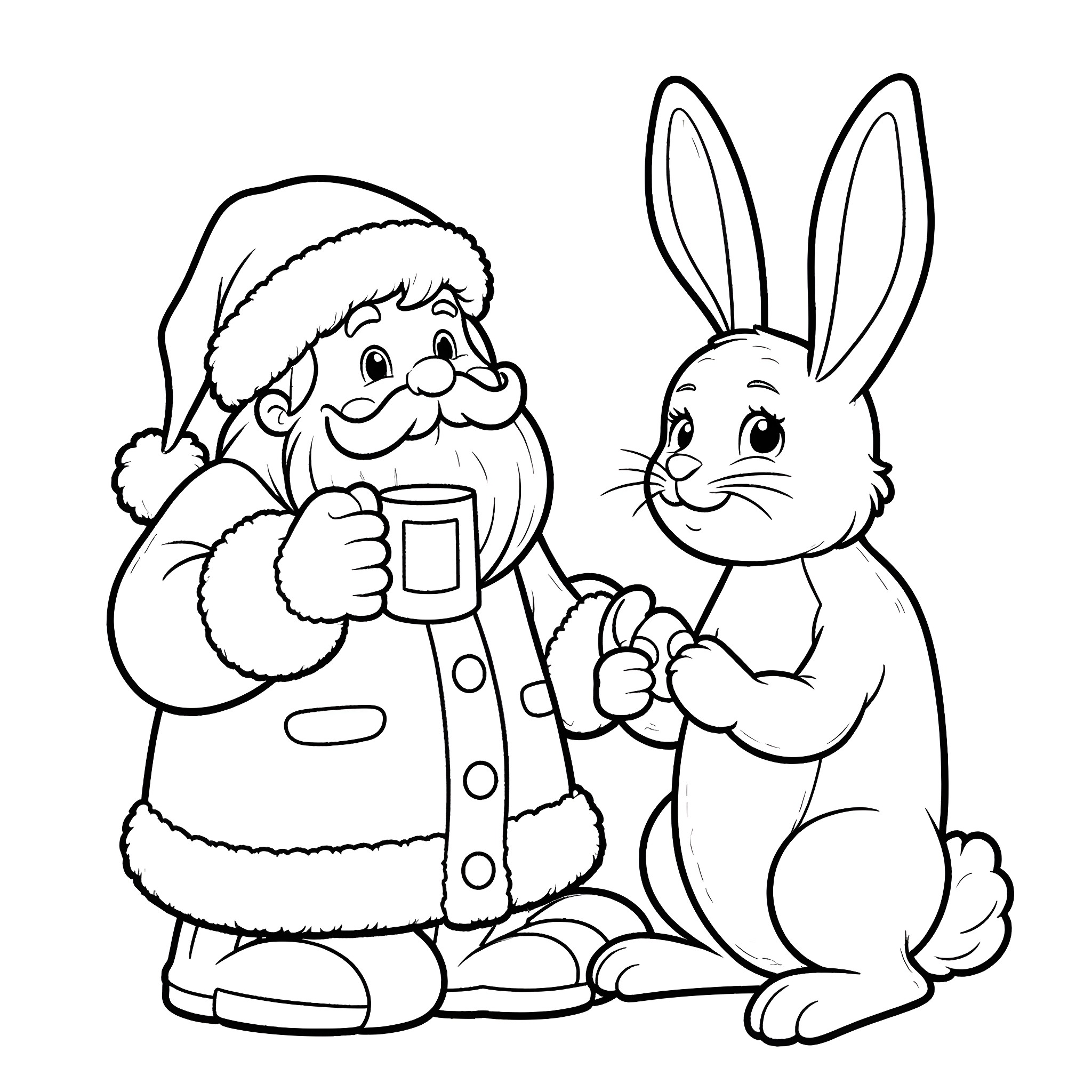 136 Best Santa Claus Coloring Pages (Free Printable PDFs)