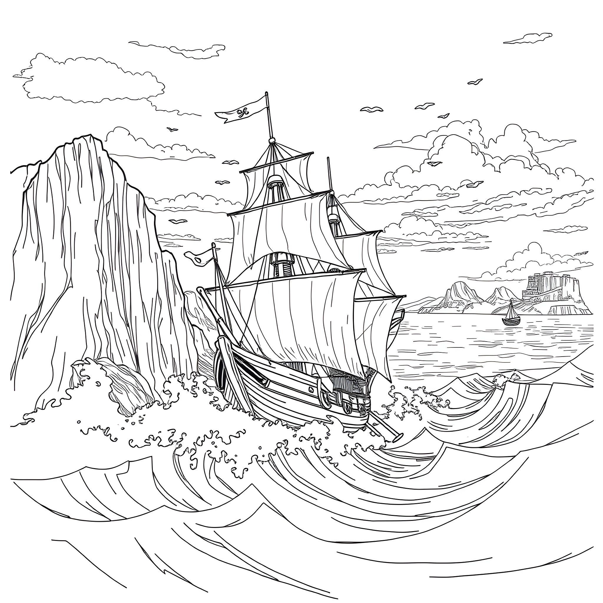 26 Best Titanic Coloring Pages (Free Printable PDFs)