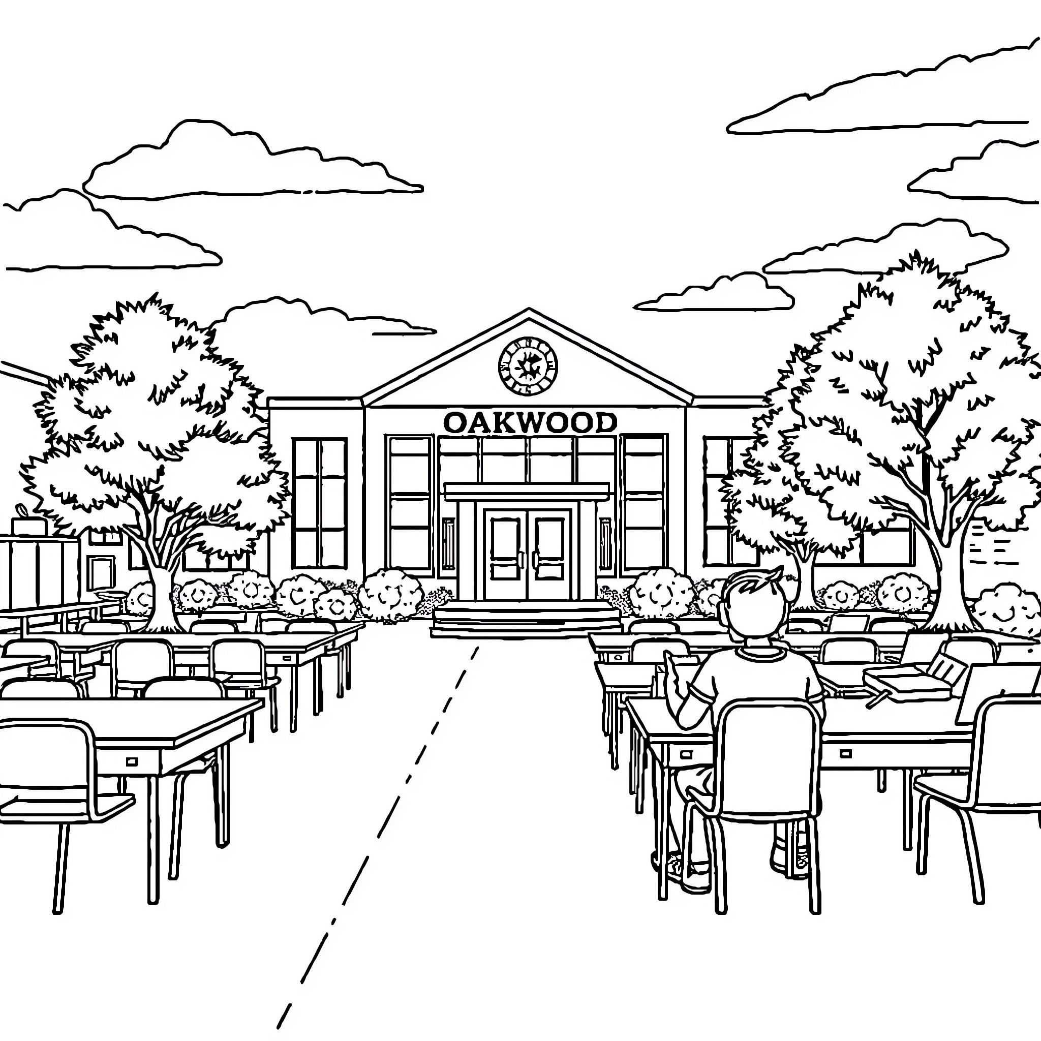 Best School Coloring Pages (Free Printable PDF)