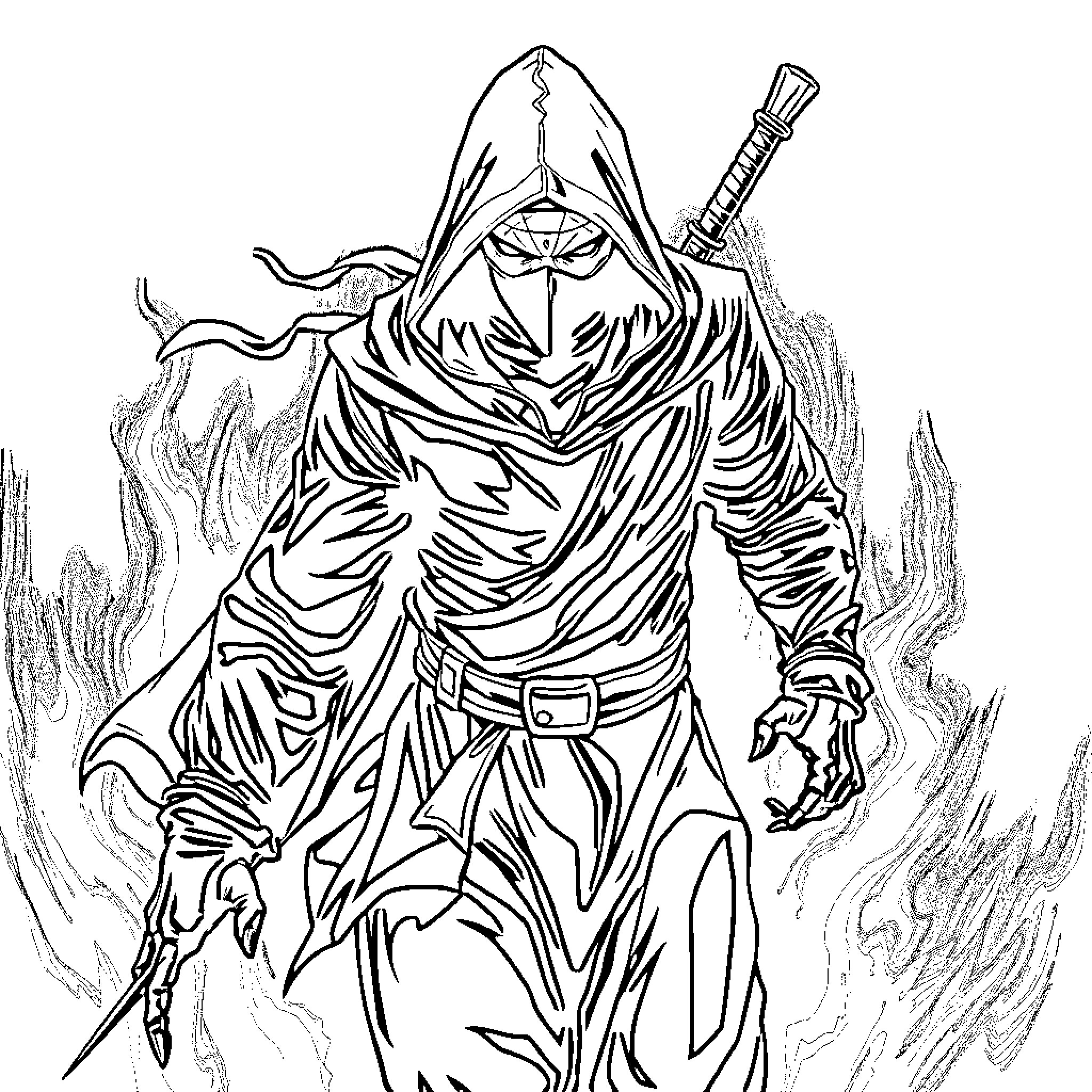 Best Vampire Ninja Coloring Pages (Free Printable PDF)