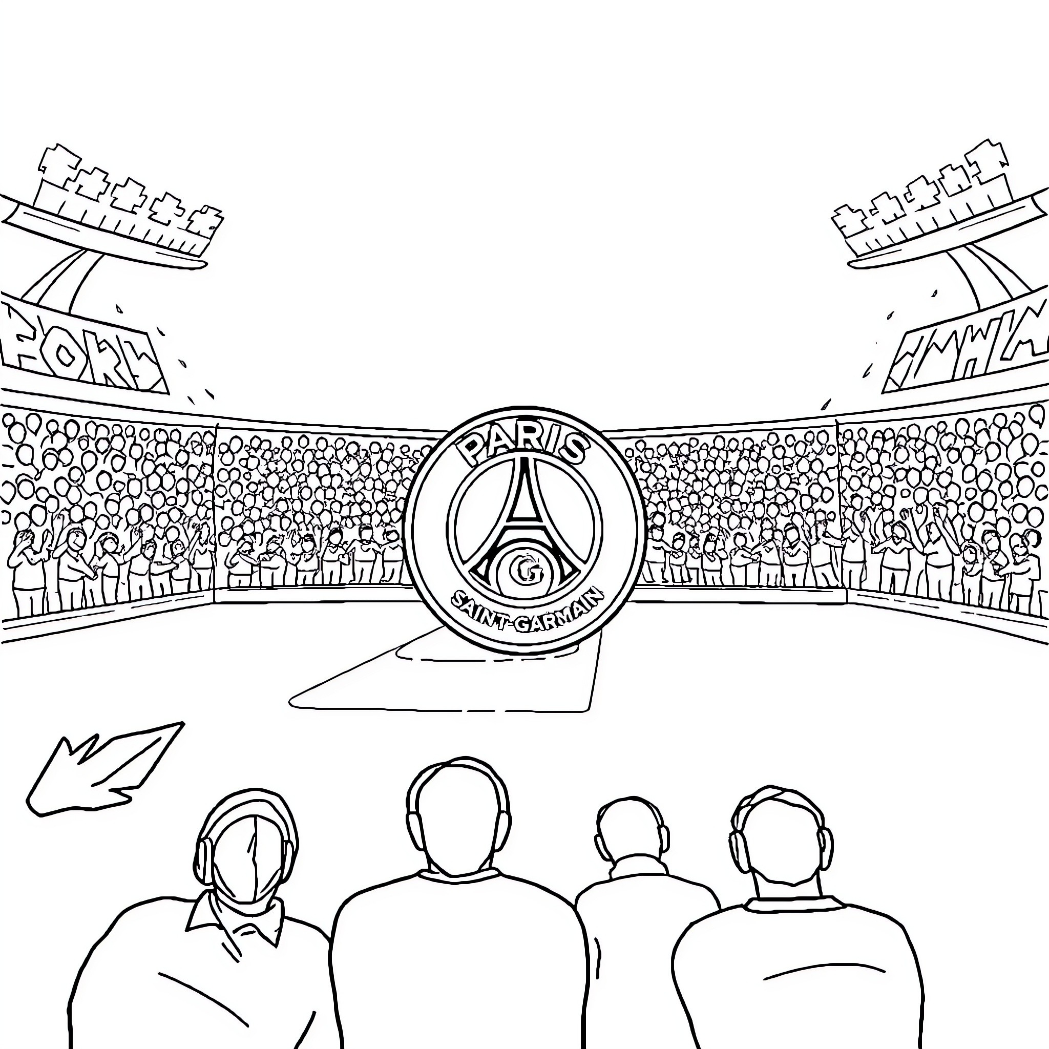 Best PSG Coloring Pages (Free Printable PDF)